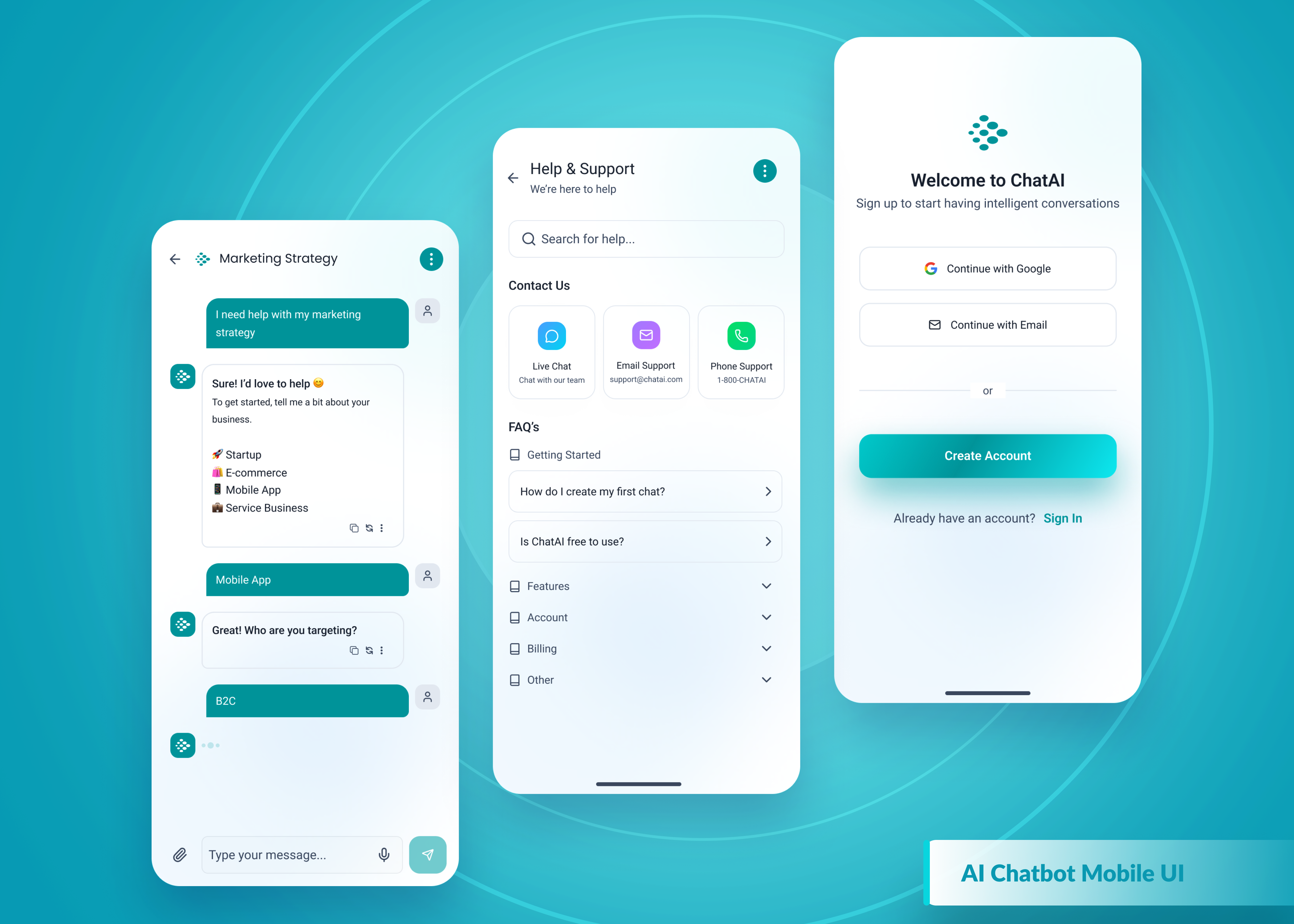 AI Chatbot App UI/UX designer by Jahangir Hussain on Dribbble