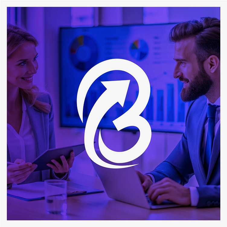 Letter B Arrow Logo Design by aexoagency on Dribbble