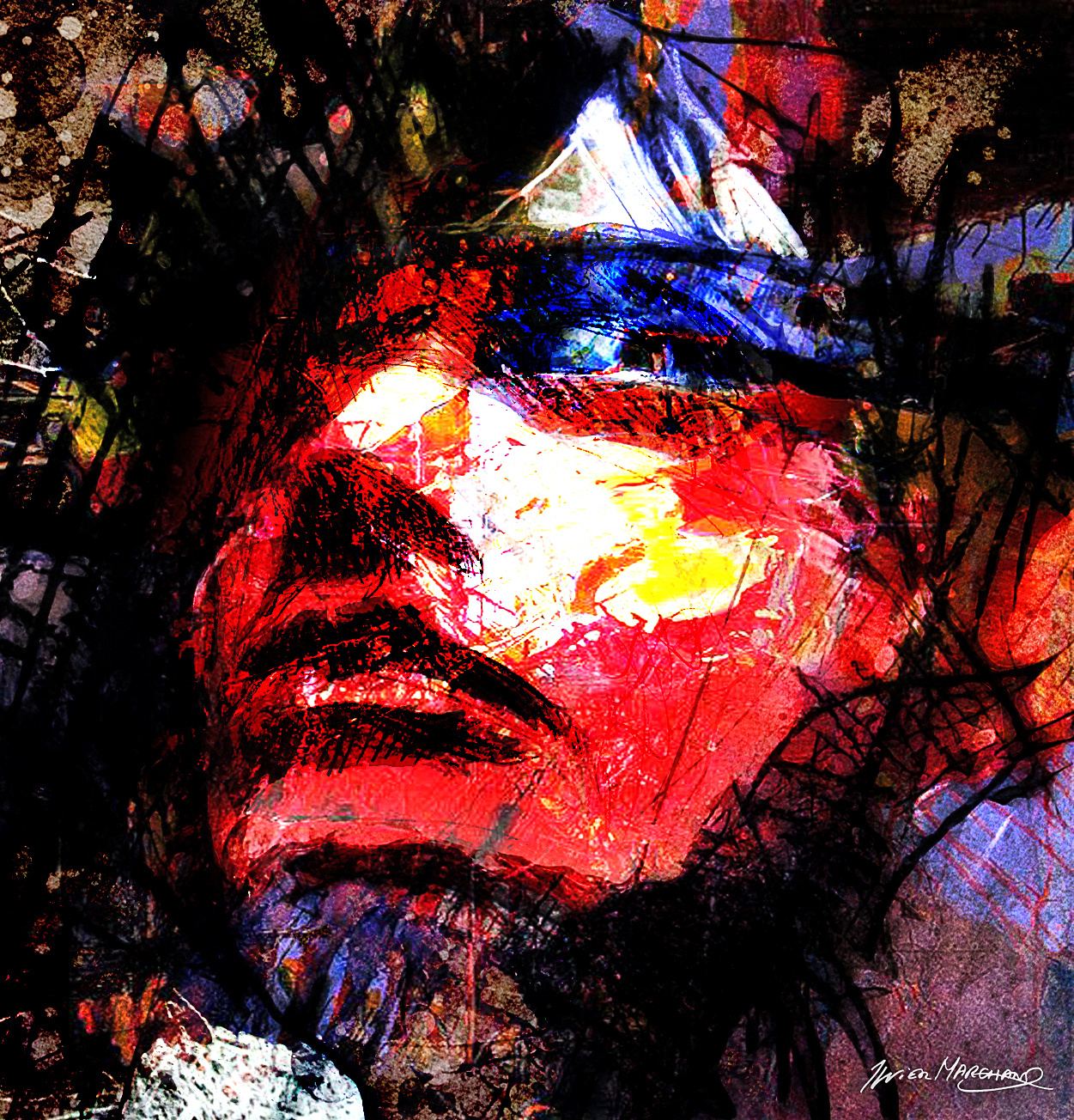 Une enfant d'après elle by Xavier Marchand on Dribbble