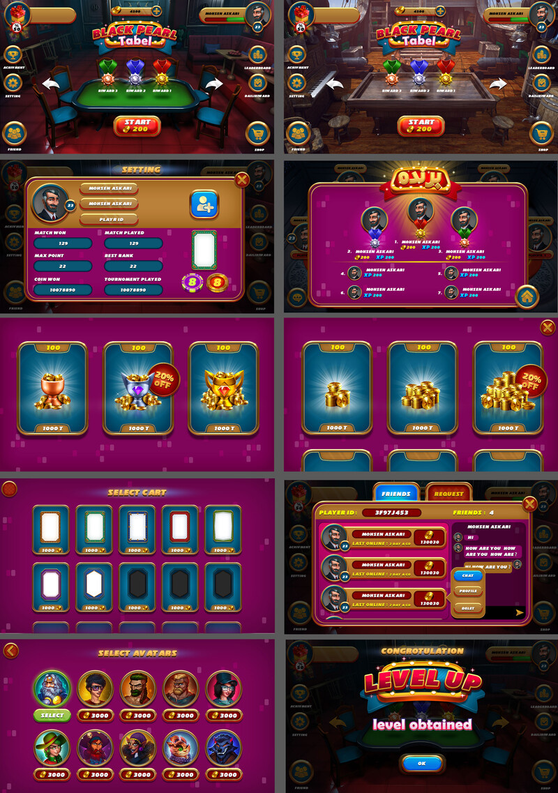 Adad Baz Game by Mohsen Askari on Dribbble
