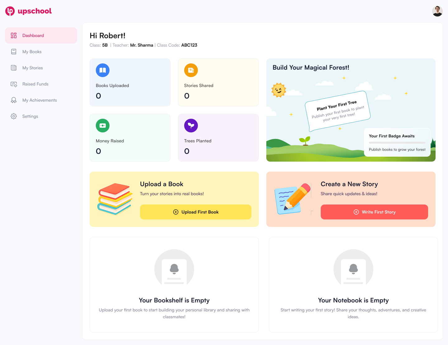 Student LMS Dashboard - Where Stories Turn Into Impact by Alish KC on ...
