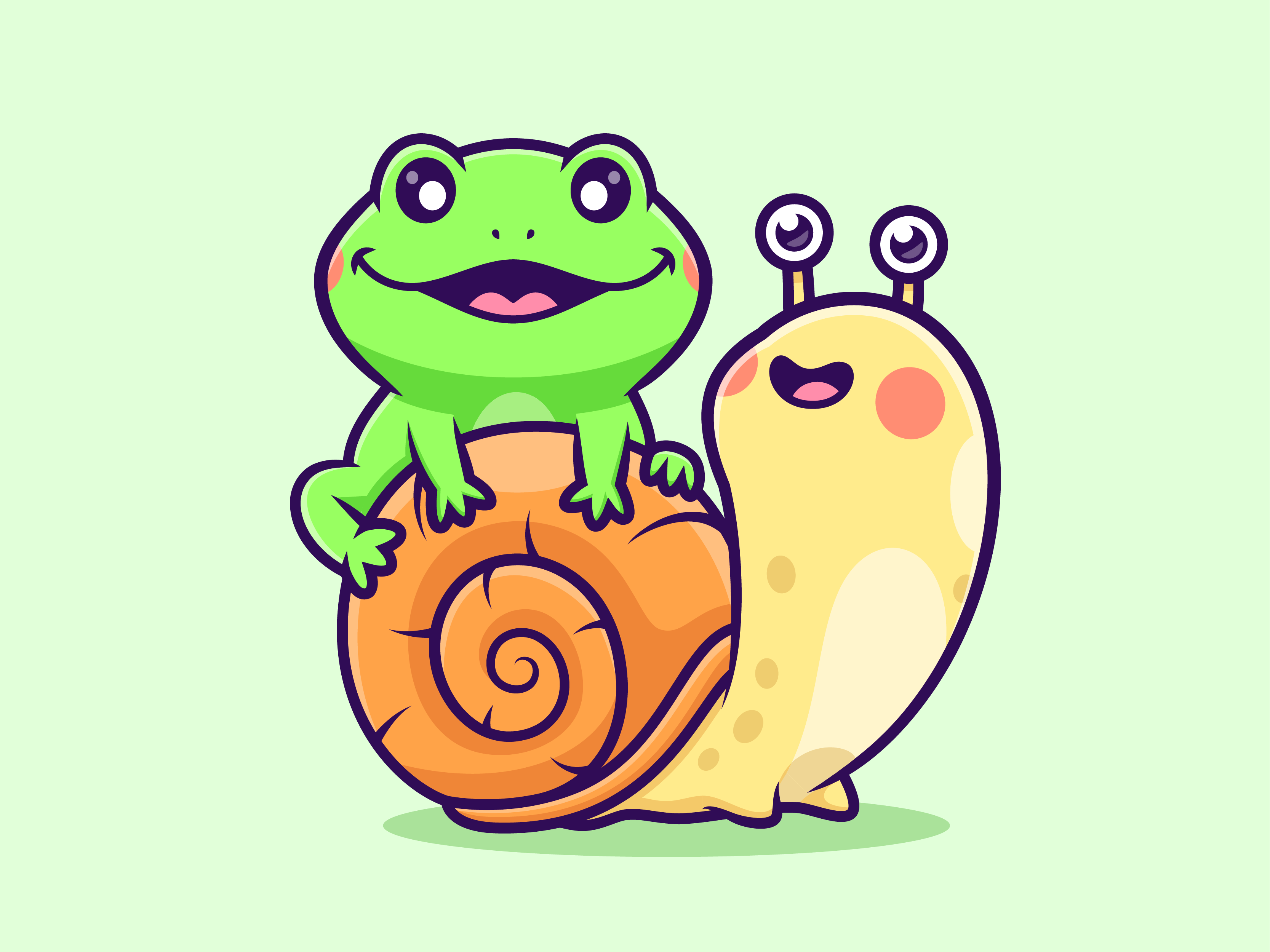 Snail🐌 by catalyst on Dribbble
