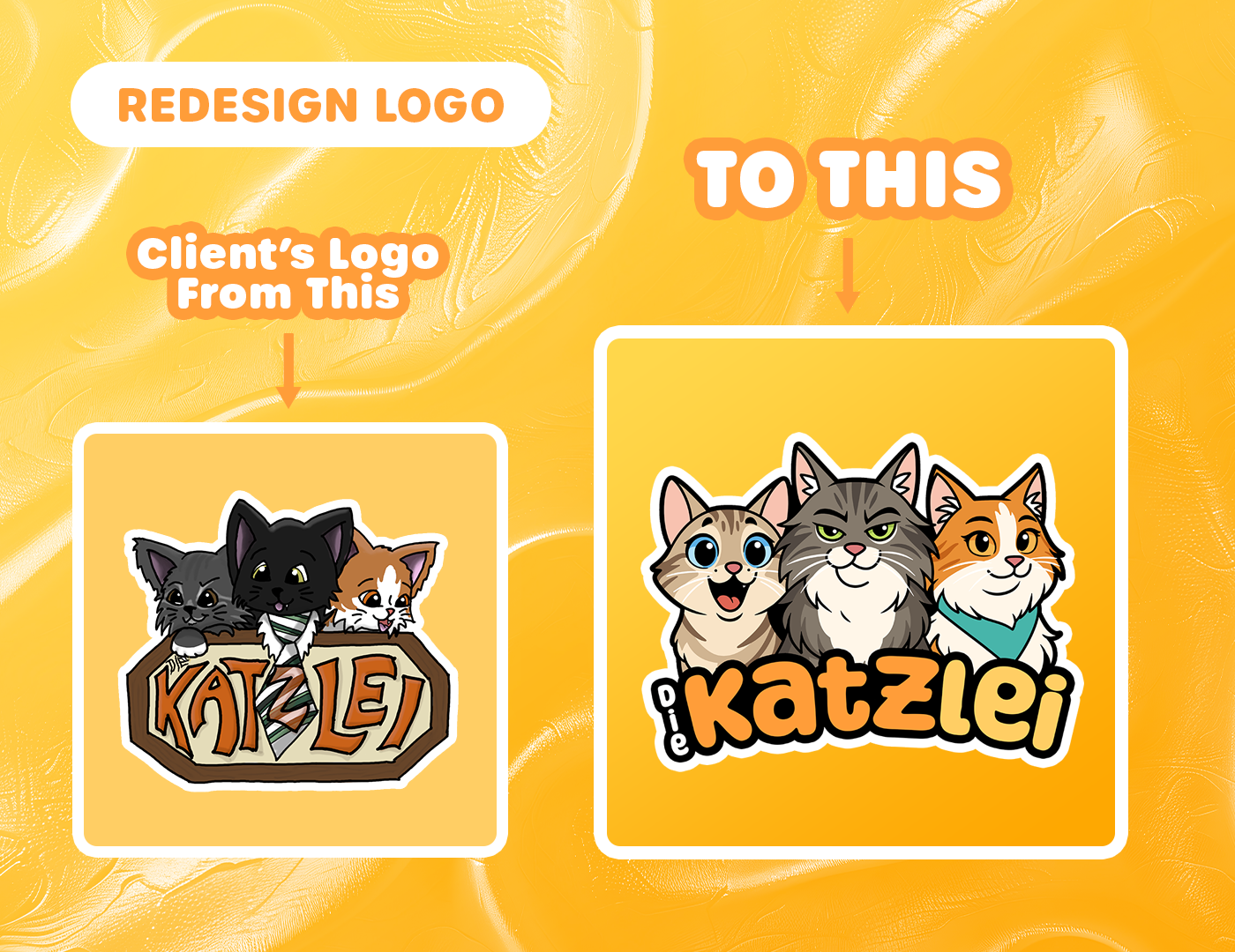 Die Katzlei - Cat Cartoon Mascot Logo for YouTube Channel by Ridho ...