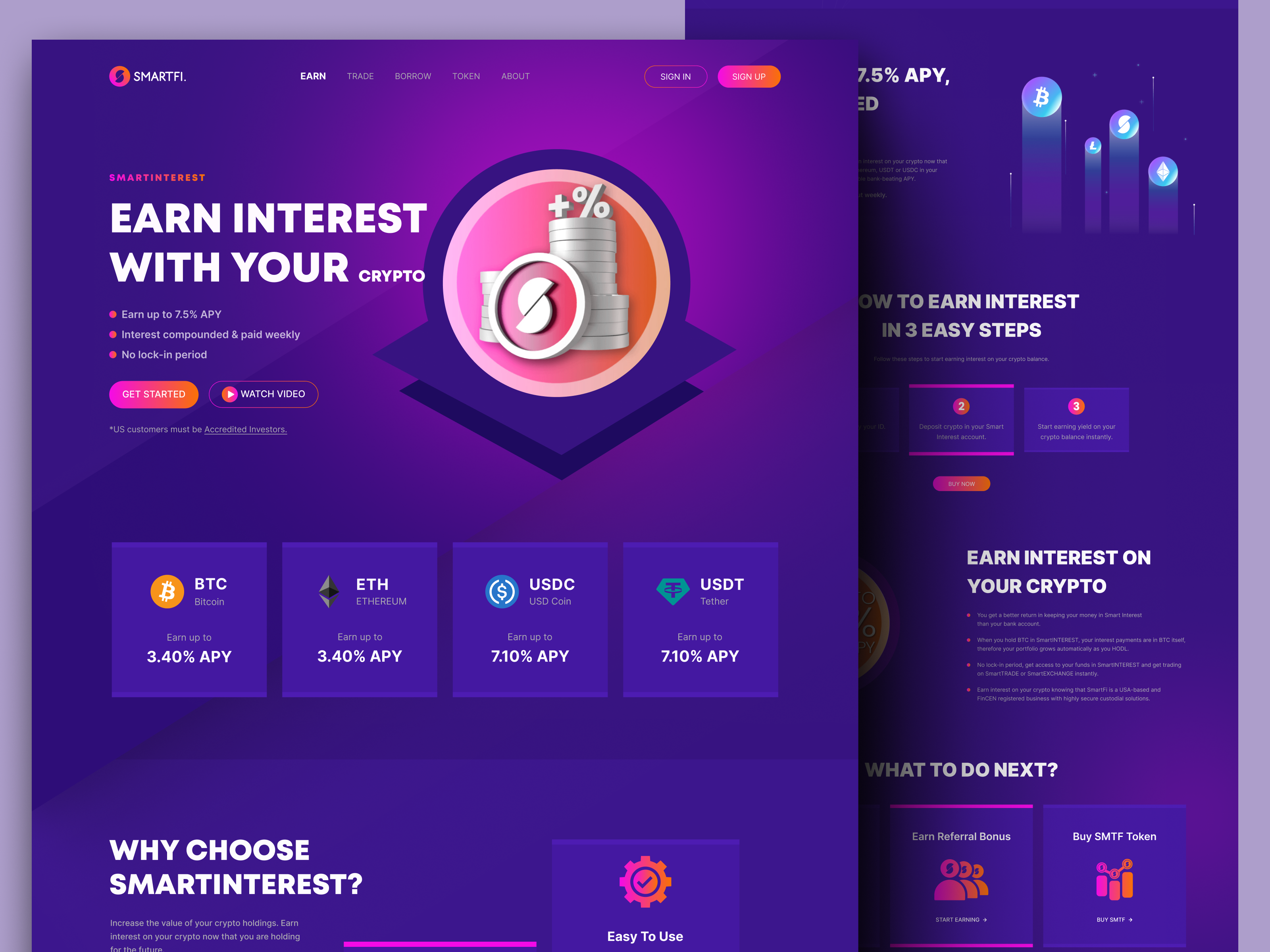 AI Crypto Landing Page UI UX by Alamin Hasan on Dribbble
