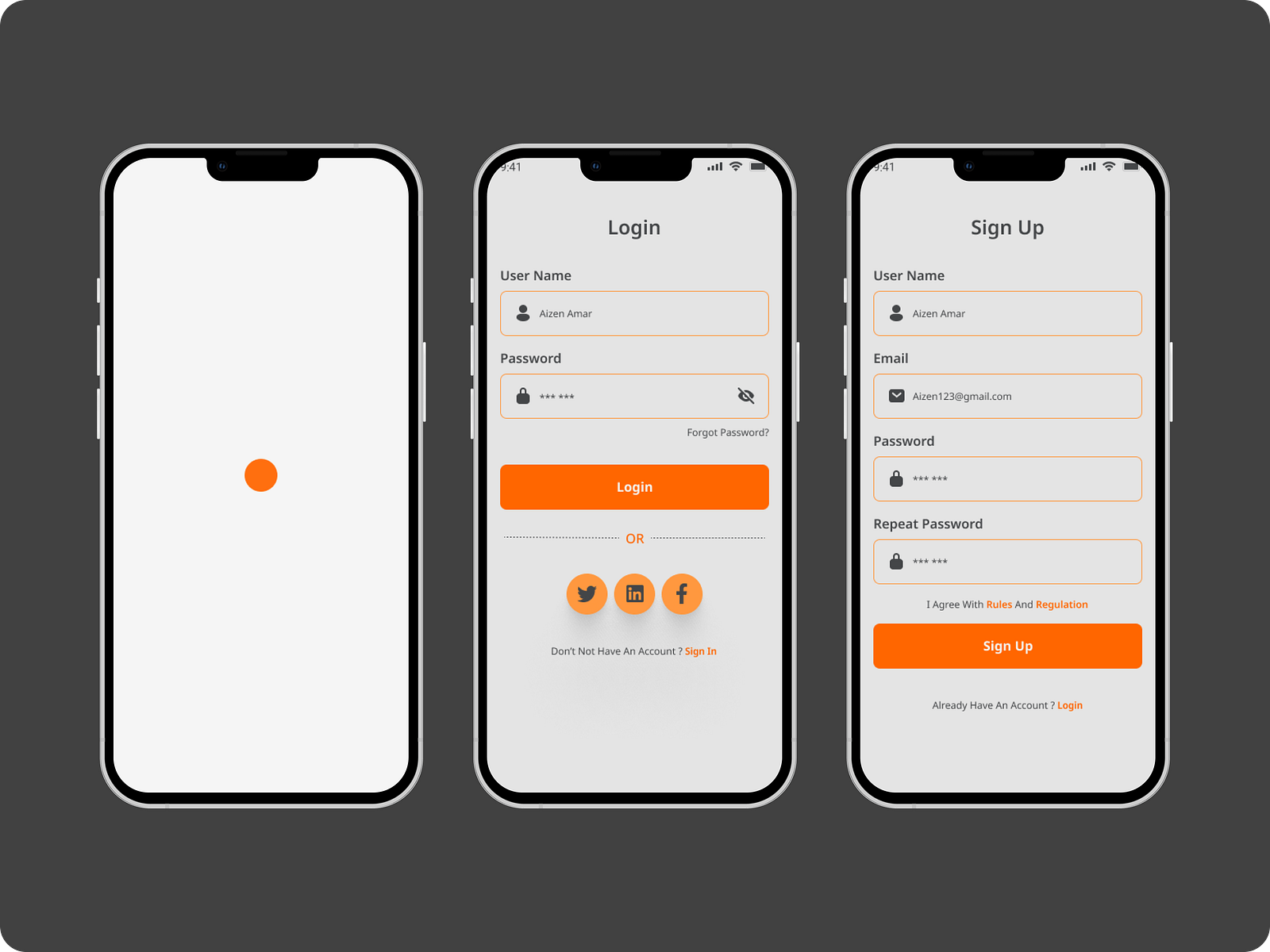 LOGIN SCREEN by Irfan Ullah on Dribbble