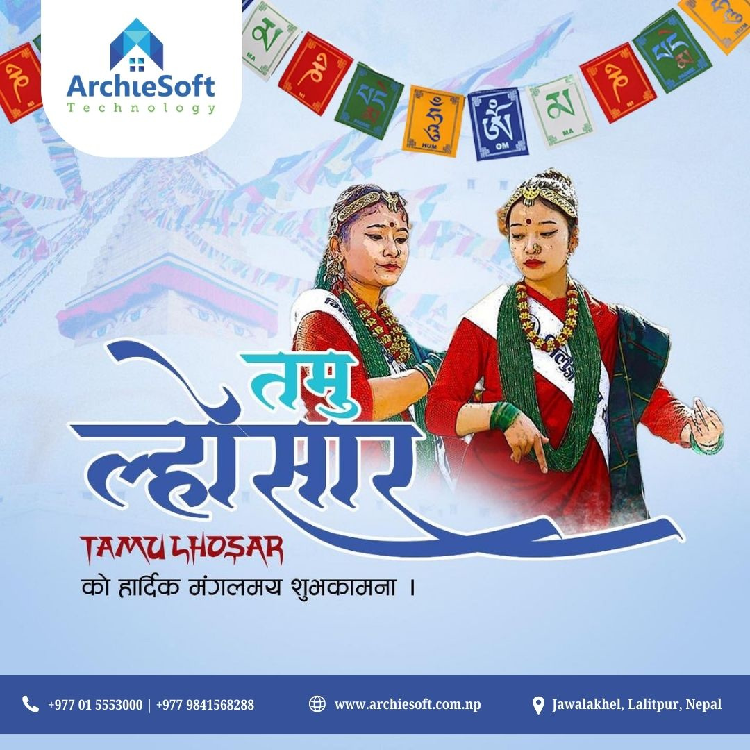 Tamu Lhosar poster design by Abi Lama on Dribbble