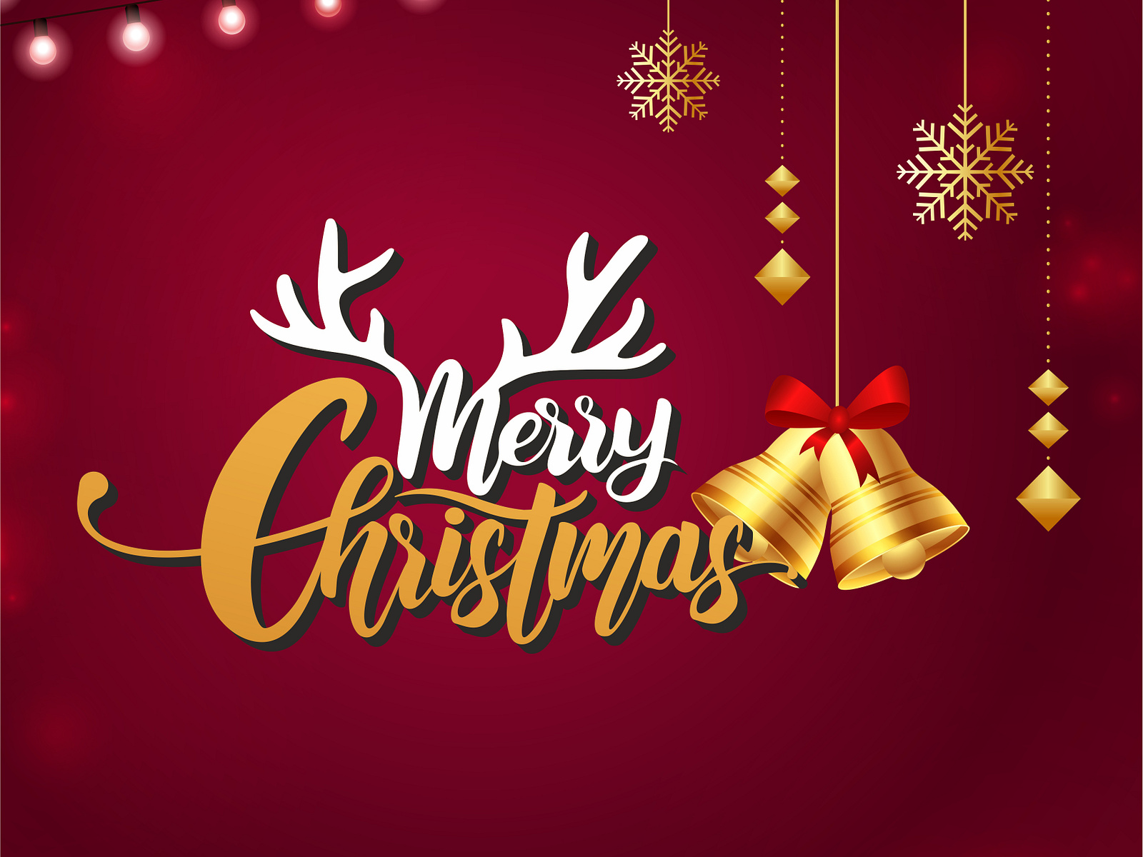 Christmas Wishes Card by Dhinesh Kumar on Dribbble
