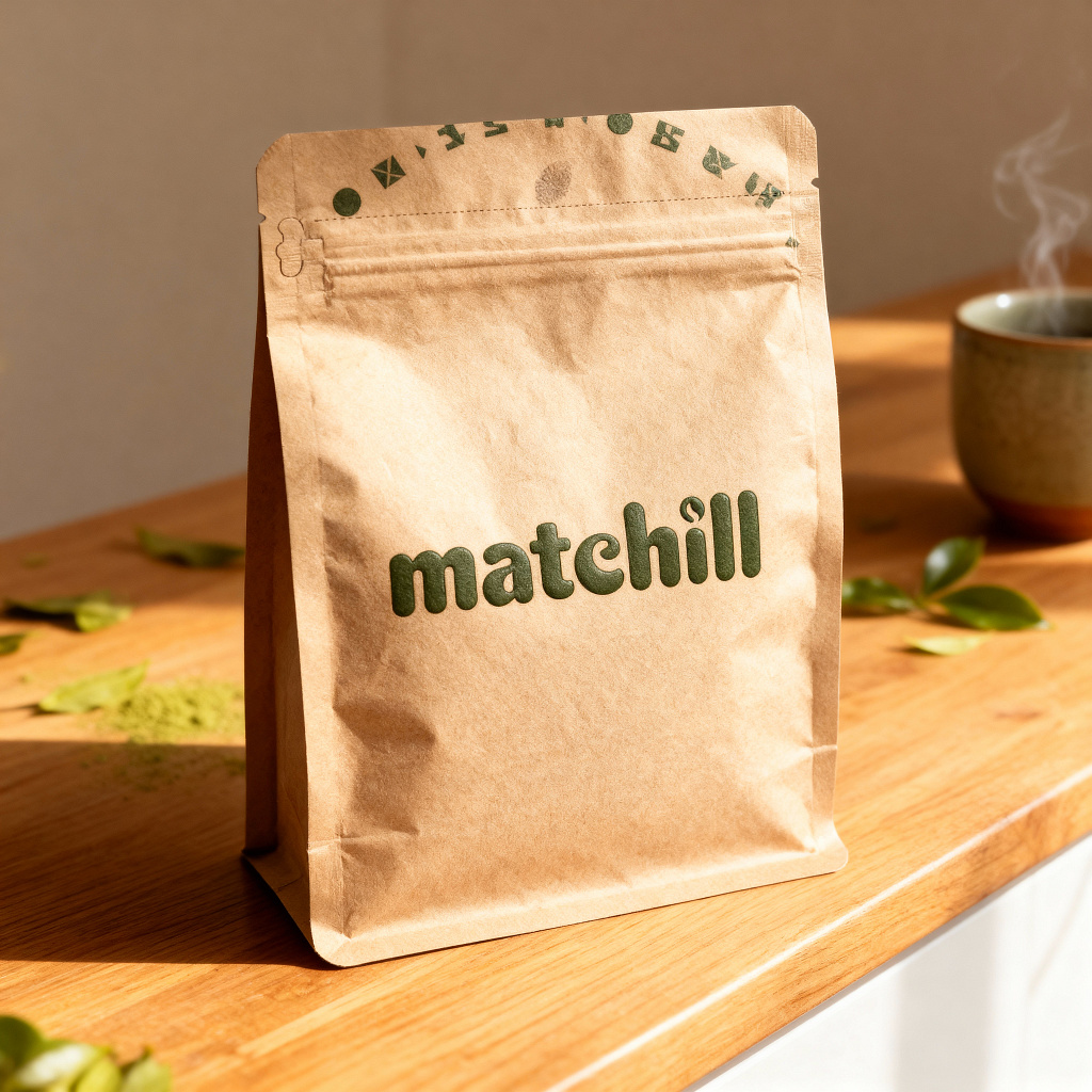 Matcha Product Packaging Design for Wellness Brand by Peno Branding for ...