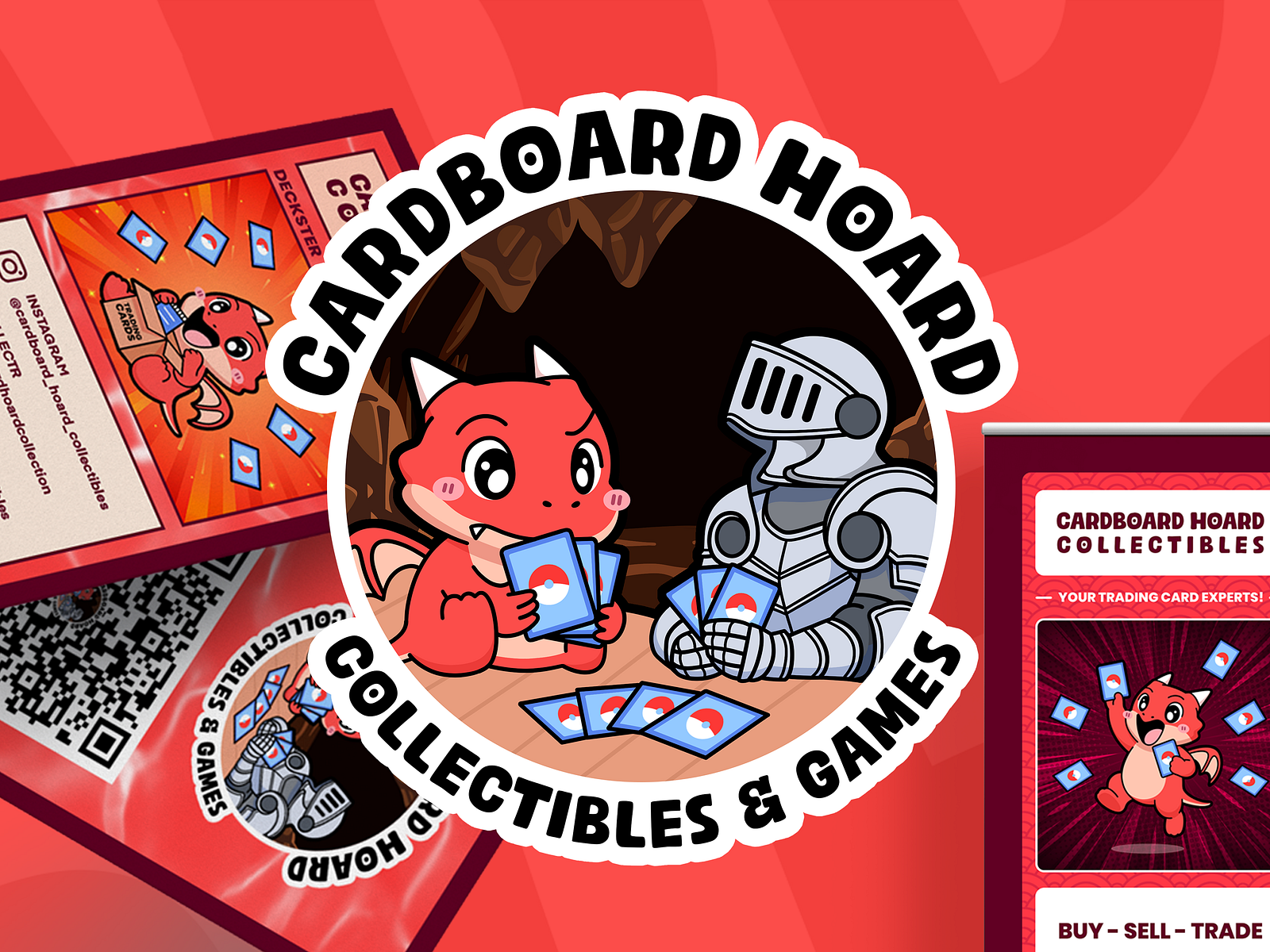 Cardboard Hoard - Mascot Logo for Trading Card Business by Ridho ...