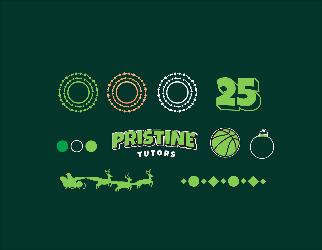 The Pristine Tutors project logo design and icon application. by ...