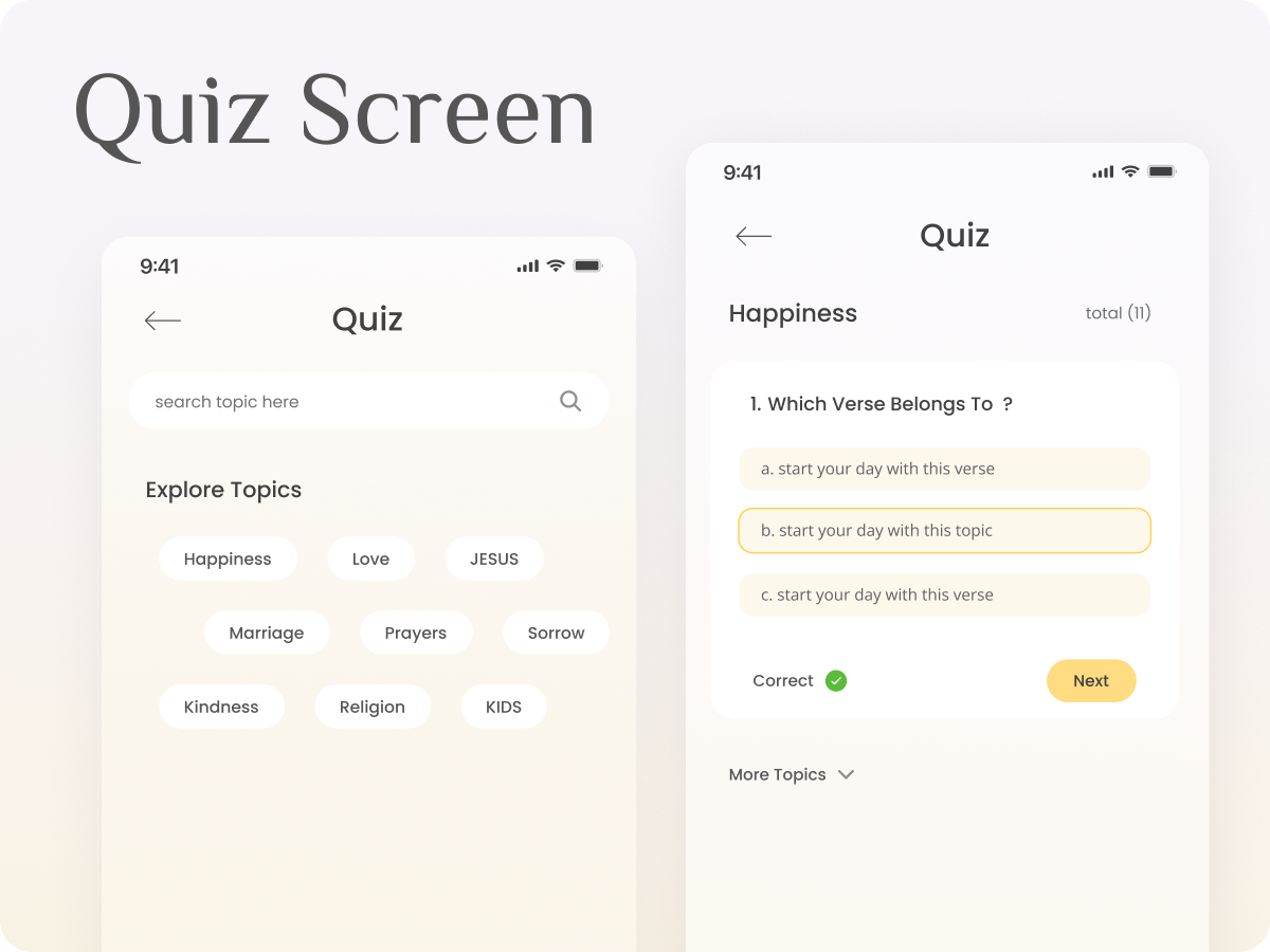 Browse thousands of Quiz App Screen images for design inspiration ...