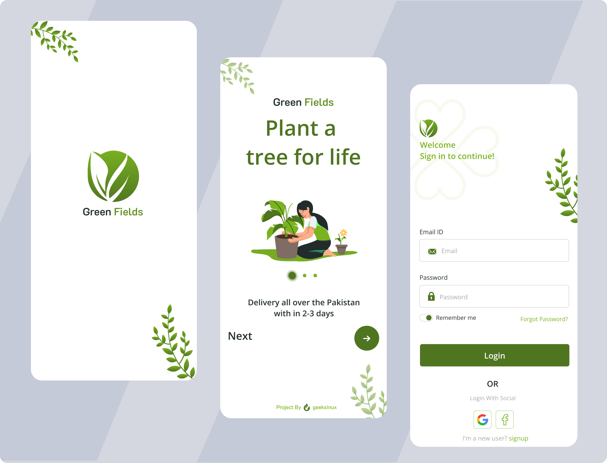 Agricultural App UI by Muhammad Nawaz on Dribbble
