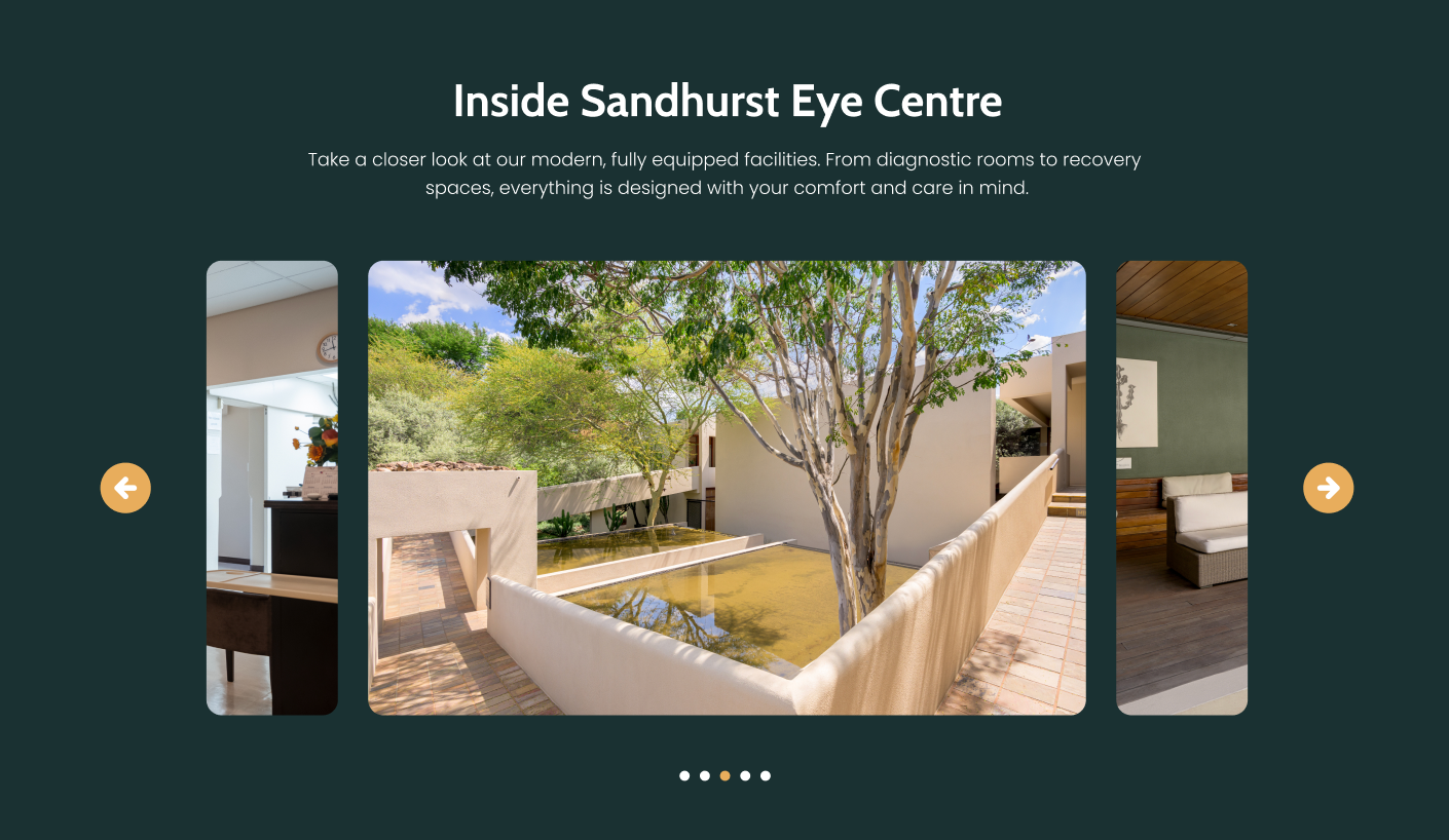 Sandhurst Eye Centre Website by Anne on Dribbble