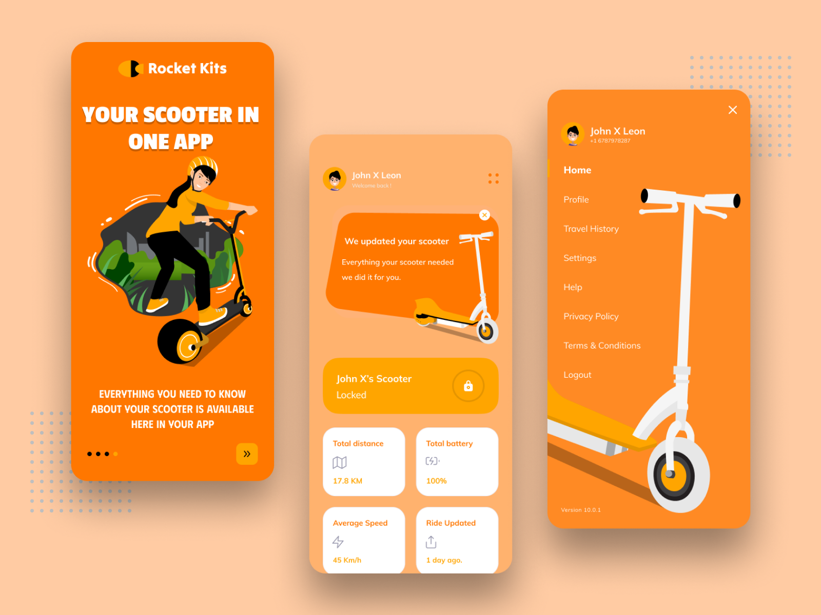Scooter App UI, Mobile Application by Ashar Waseem on Dribbble