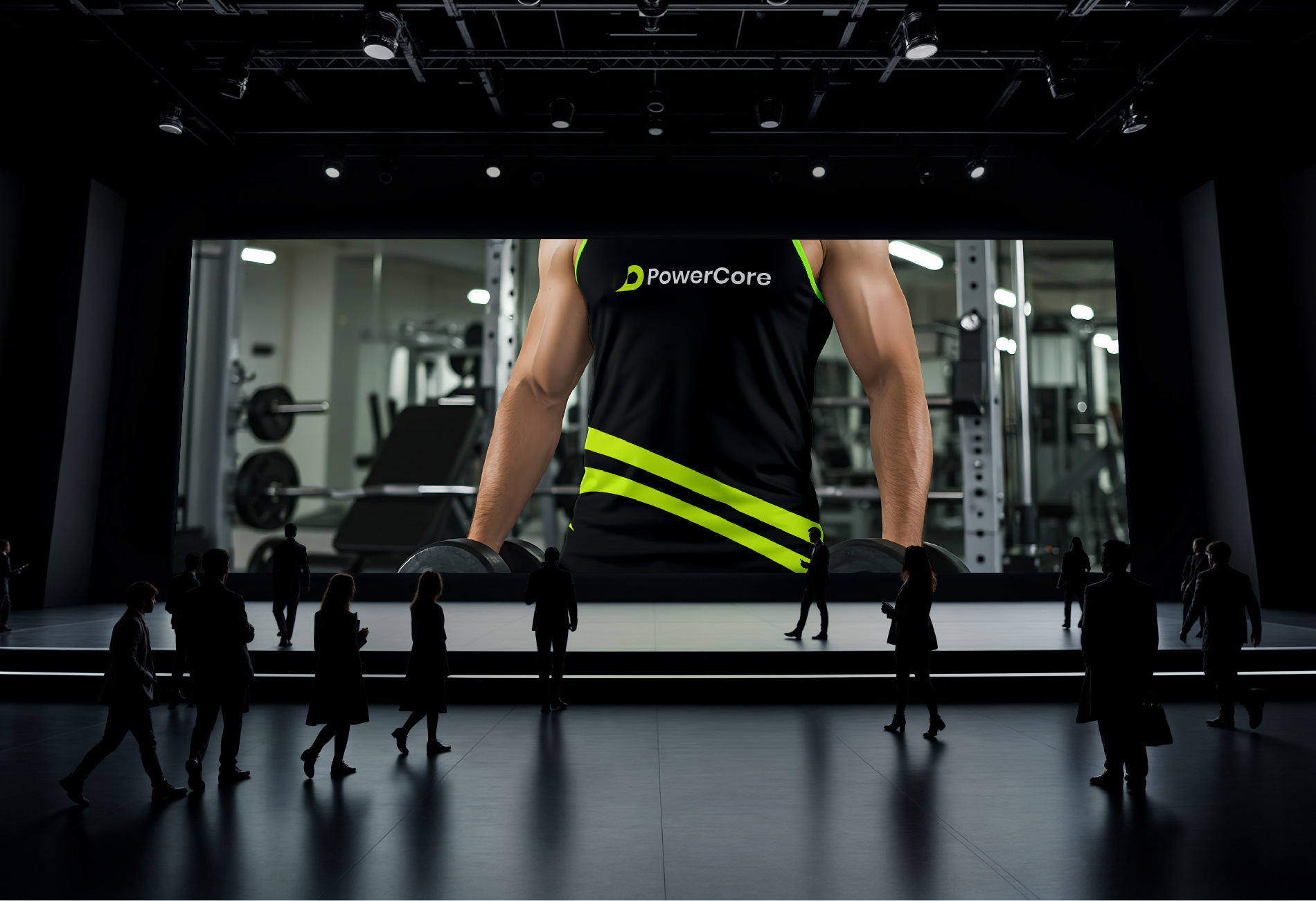 PowerCore Modern Fitness Gym Logo & Brand Identity by Md hashebul on ...