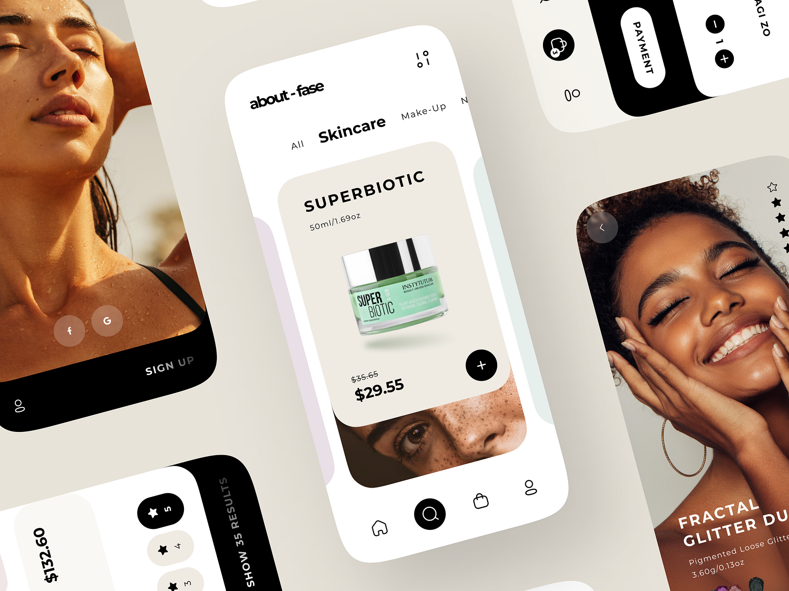 Skincare Beauty Mobile App Design by Nixtio on Dribbble