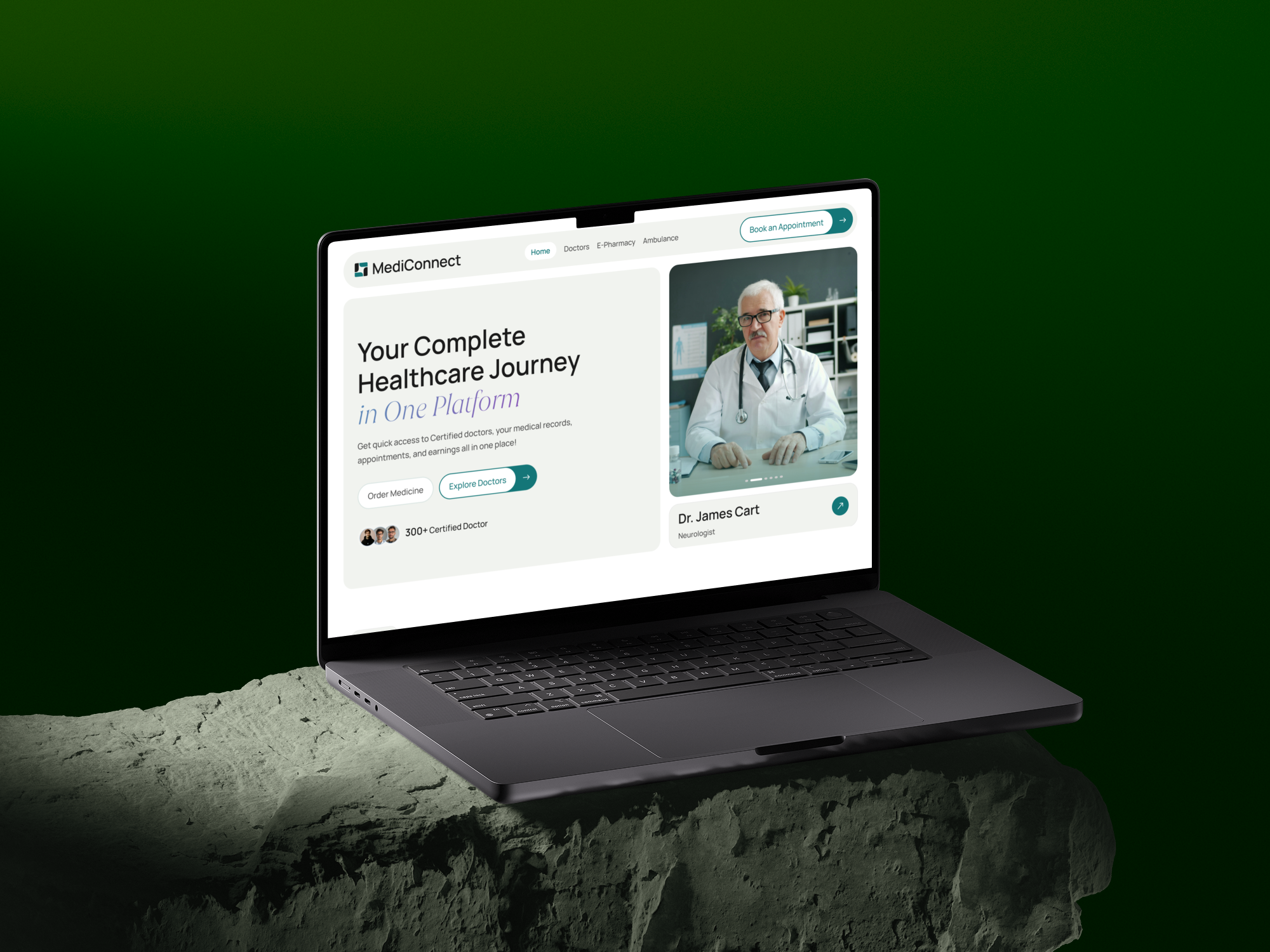 Healthcare Platform Website UI Design | Hero section by ilias miah Hire ...