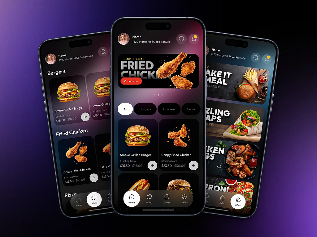 Mobile App Design — Restaurant & Menu Dashboard by Osama Rasool on Dribbble