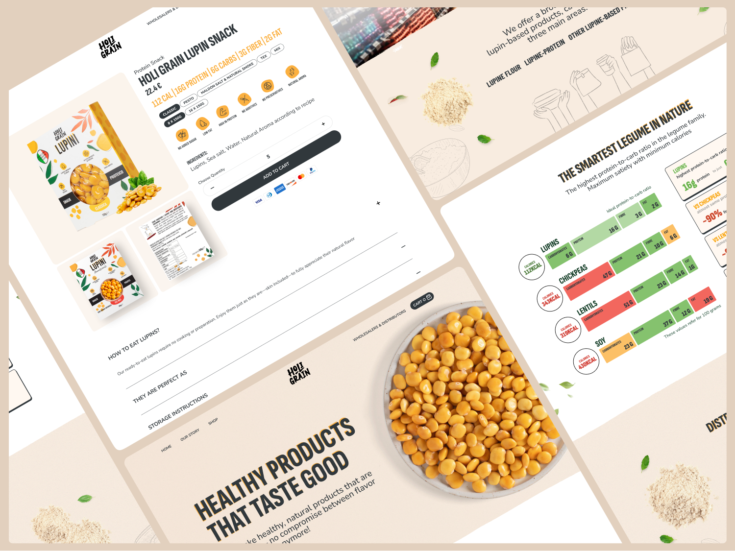 Natural & Premium E-Commerce Website by Iconic Graphics on Dribbble