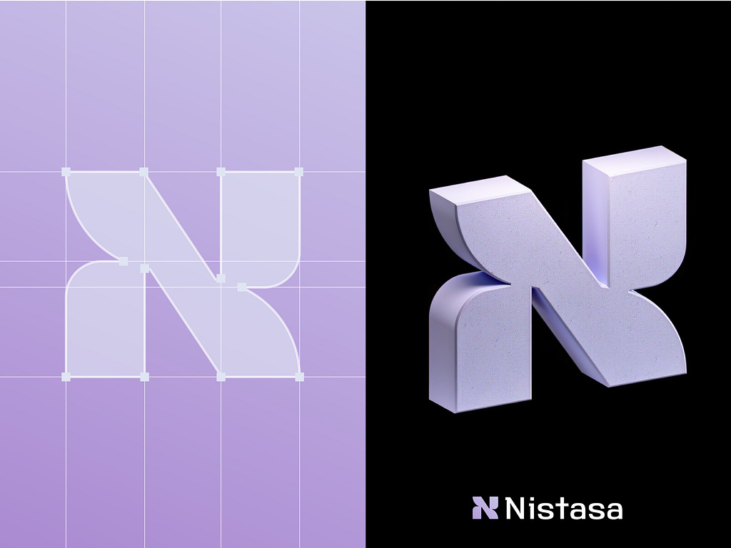 letter N logo // Logo design // For sale by Anik Khandaker on Dribbble