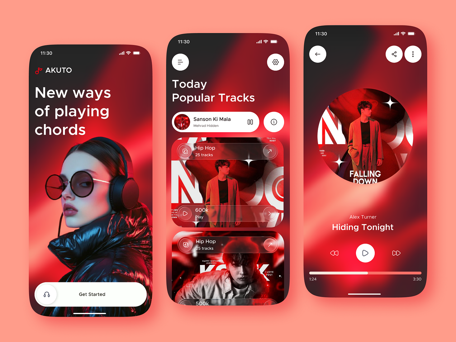 Music Mobile App Ui design by Ajoy Mondal on Dribbble