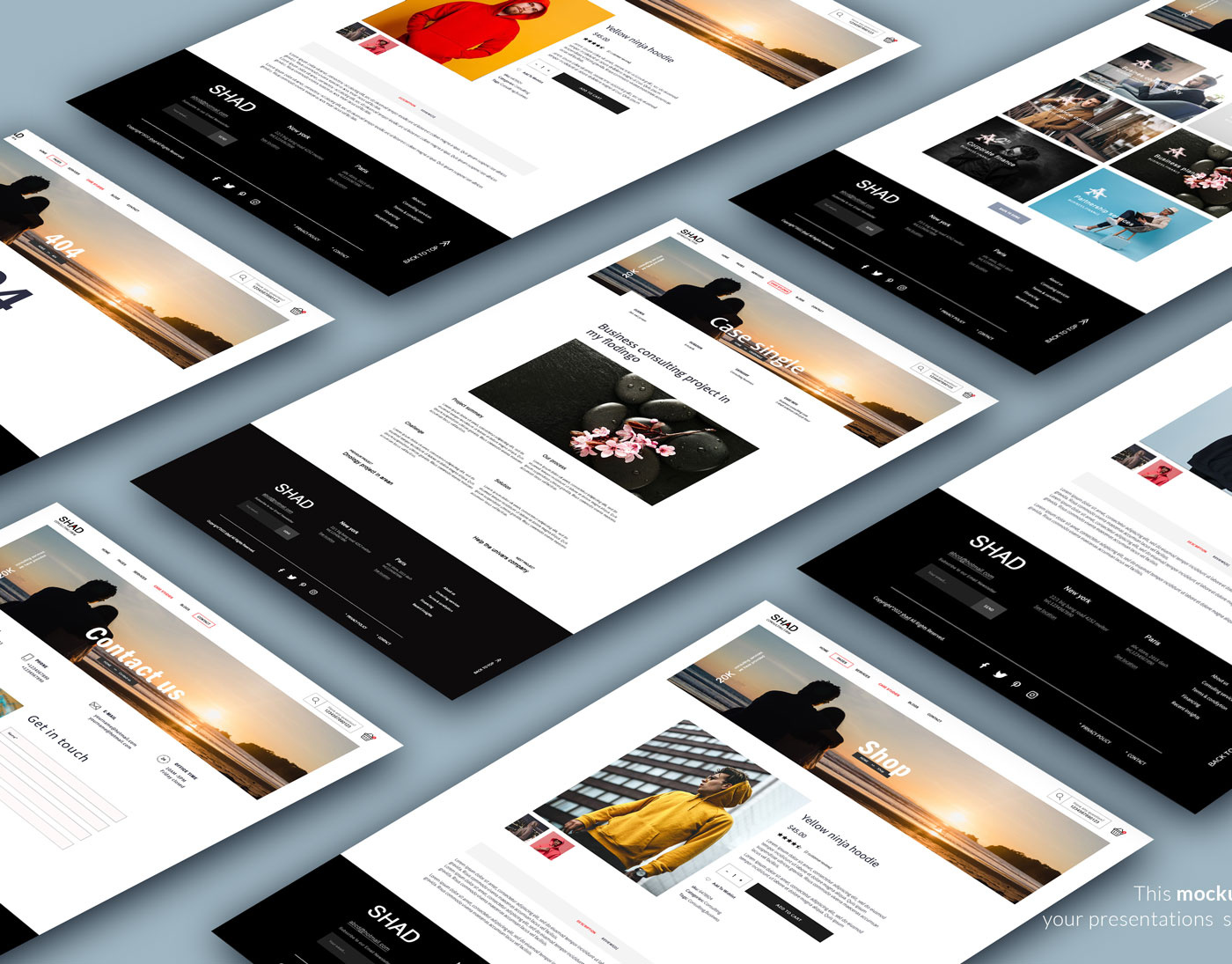 Modern Web UI/UX Design – Clean, Scalable & Business-Focused by Emam Hossain Shad on Dribbble