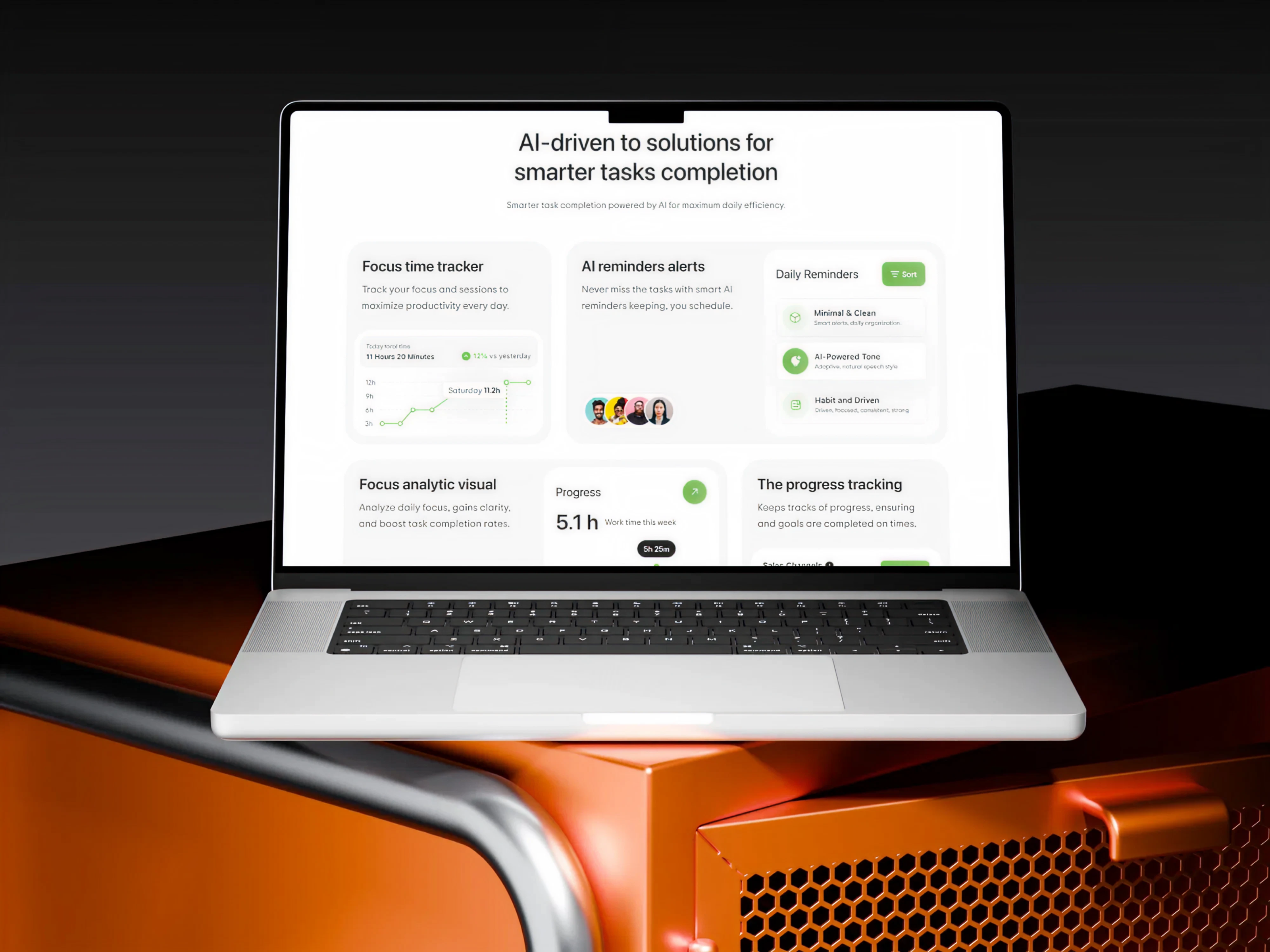 Taskly – AI Smart Task Management App Landing Page by Sagor Shopon 🔥 ...