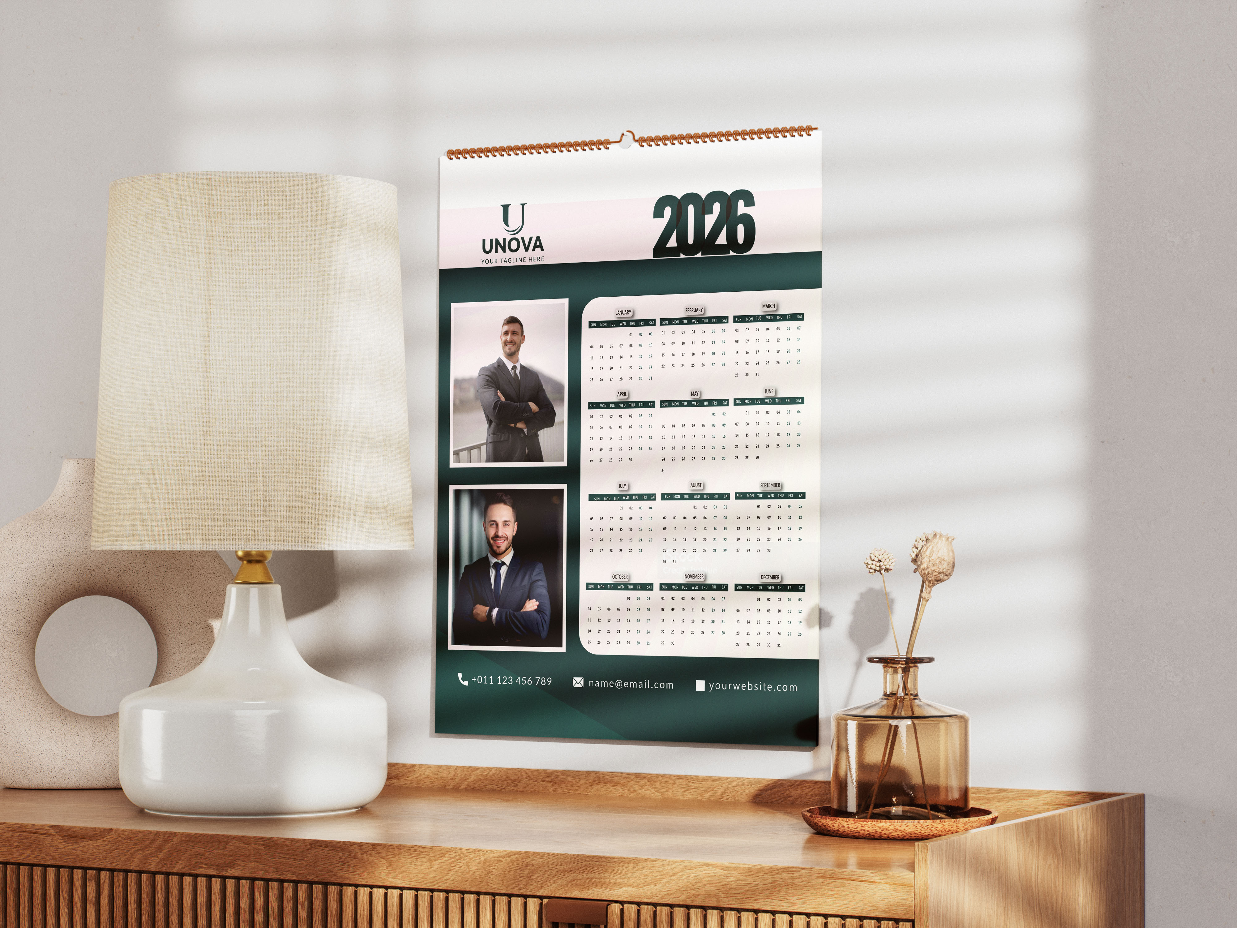 Calendar Design by Maria Akter on Dribbble