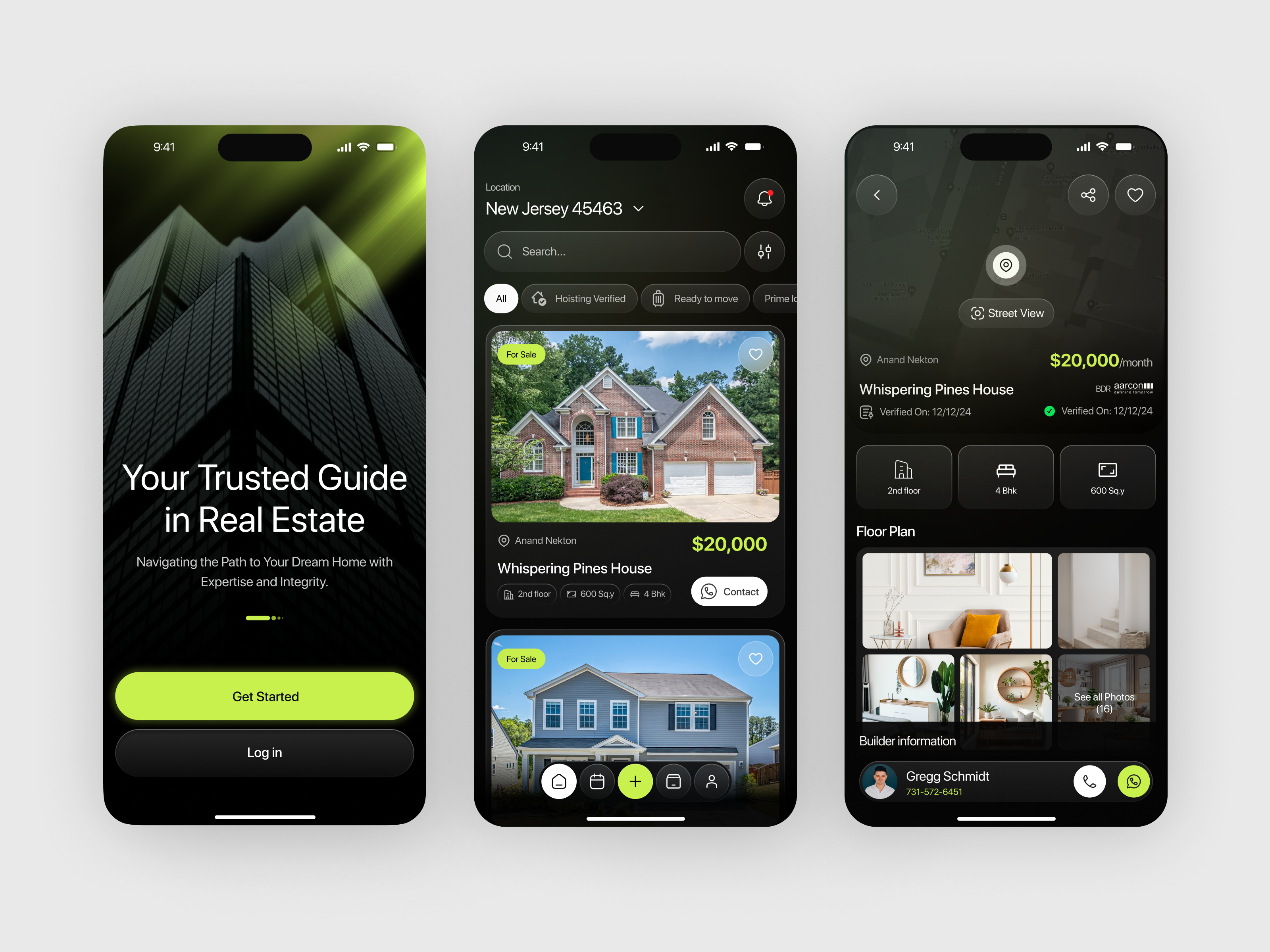 Real Estate Mobile App | Property Search & Listing UI by Orbix Studio ...