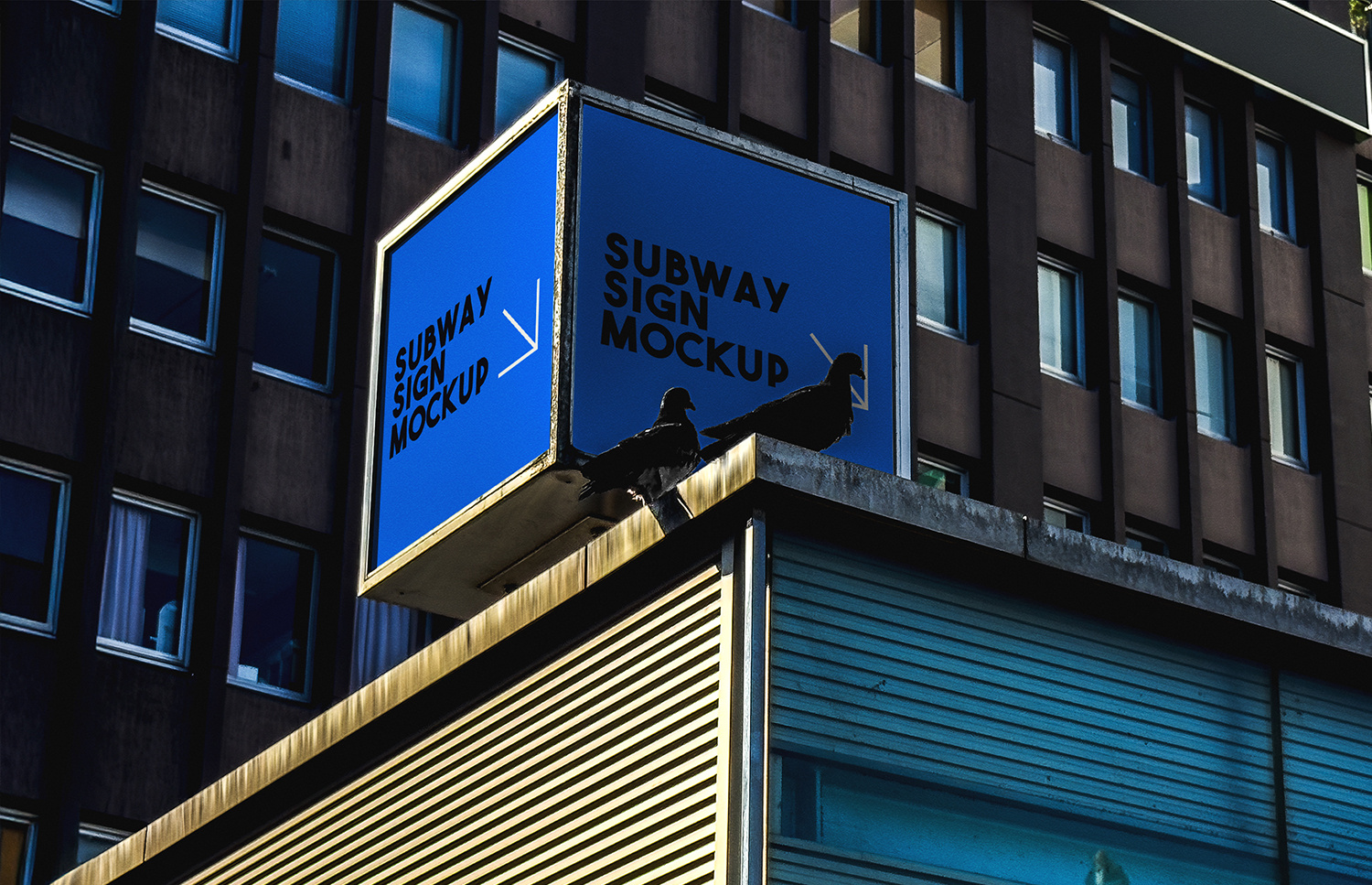 Subway Sign Mockup by Hasanov_ on Dribbble