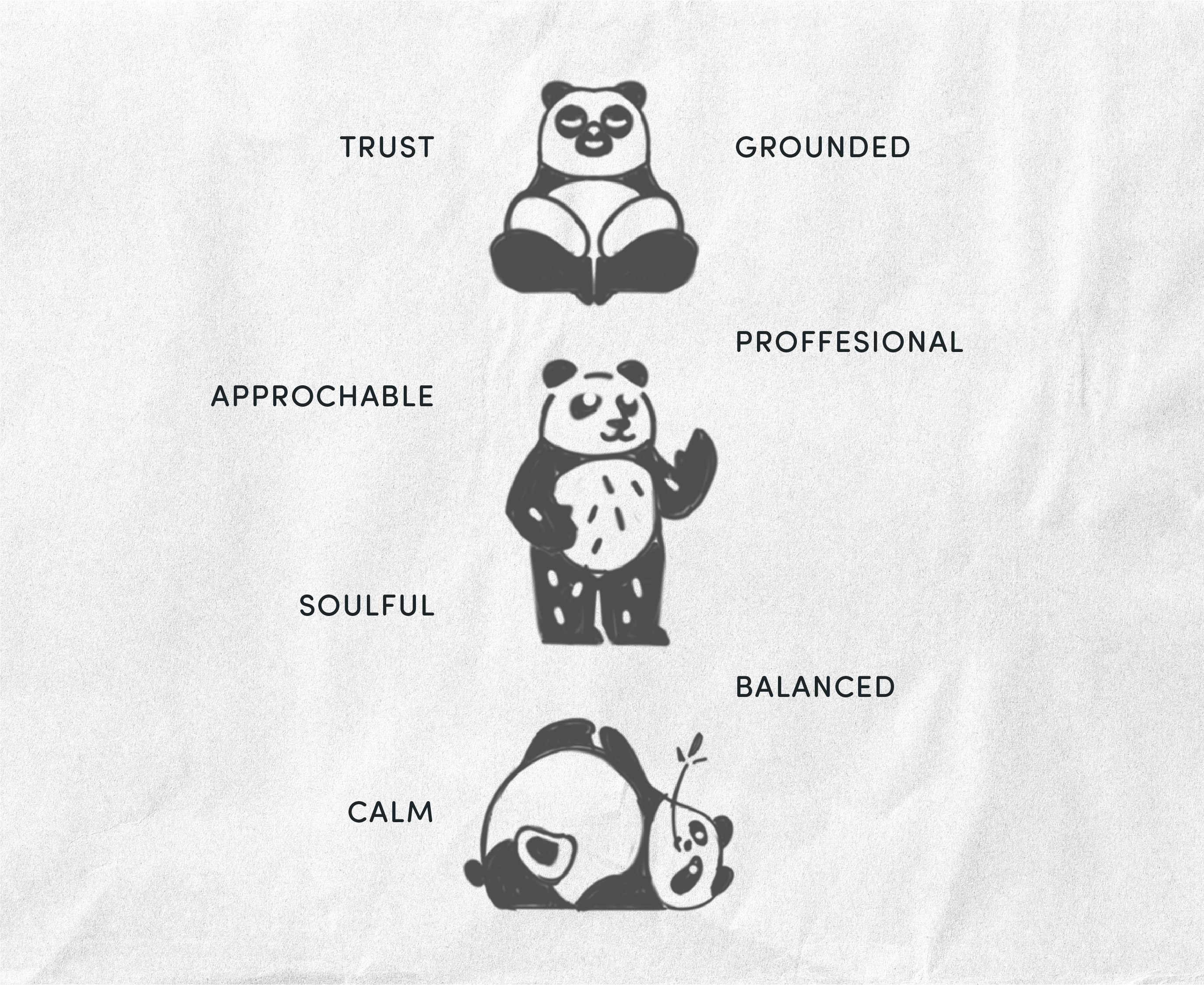 Old Panda Creative - Character development by Dieggggo on Dribbble