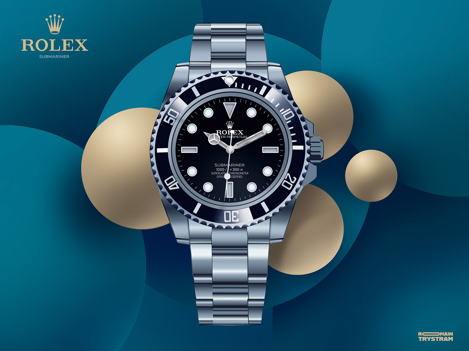 Rolex submariner ⏱️ by Romain Trystram on Dribbble