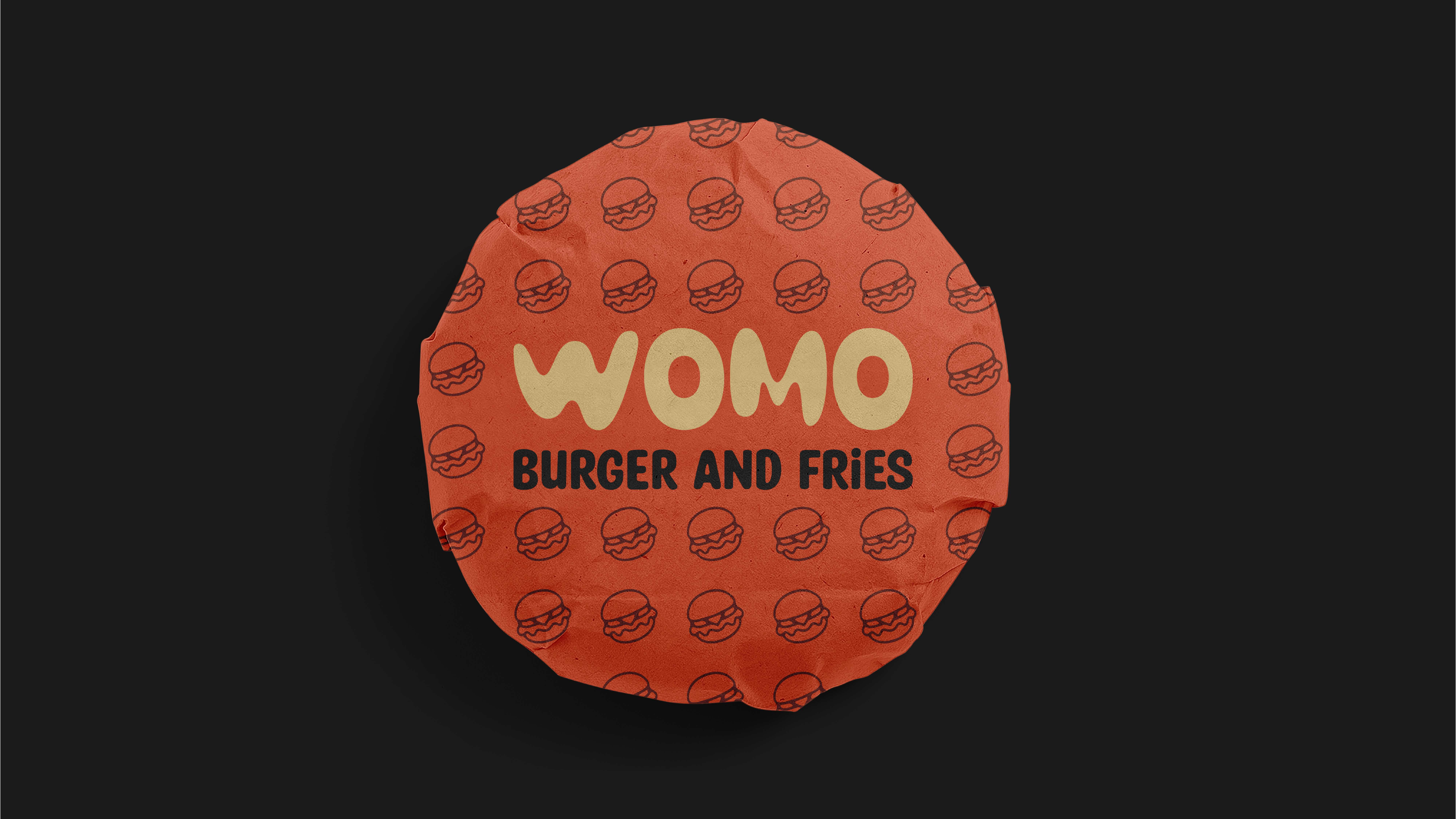 WOMO BURGER - LOGO DESIGN by Cubex Design on Dribbble