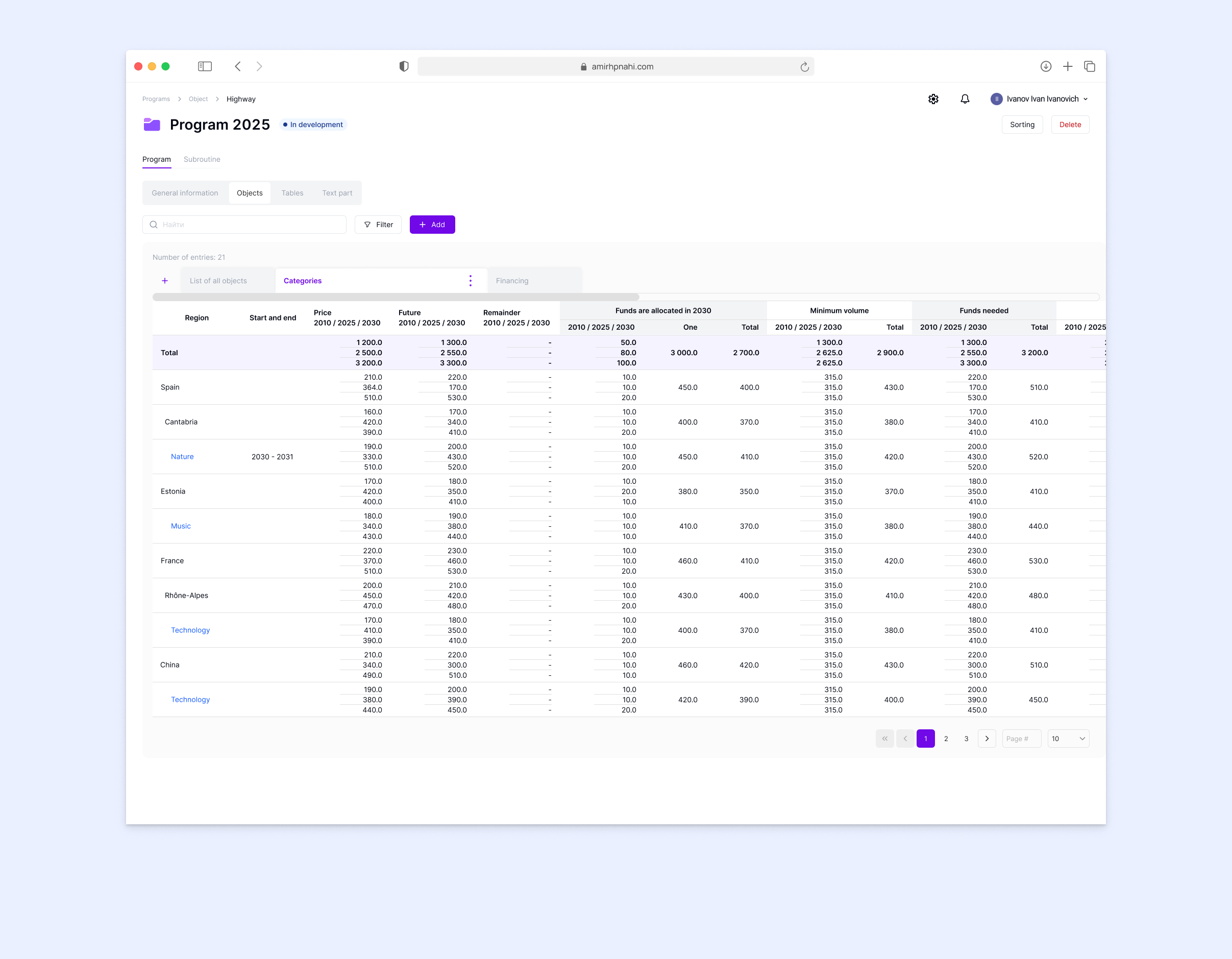 Data Table & Settings by Ver_Neva on Dribbble