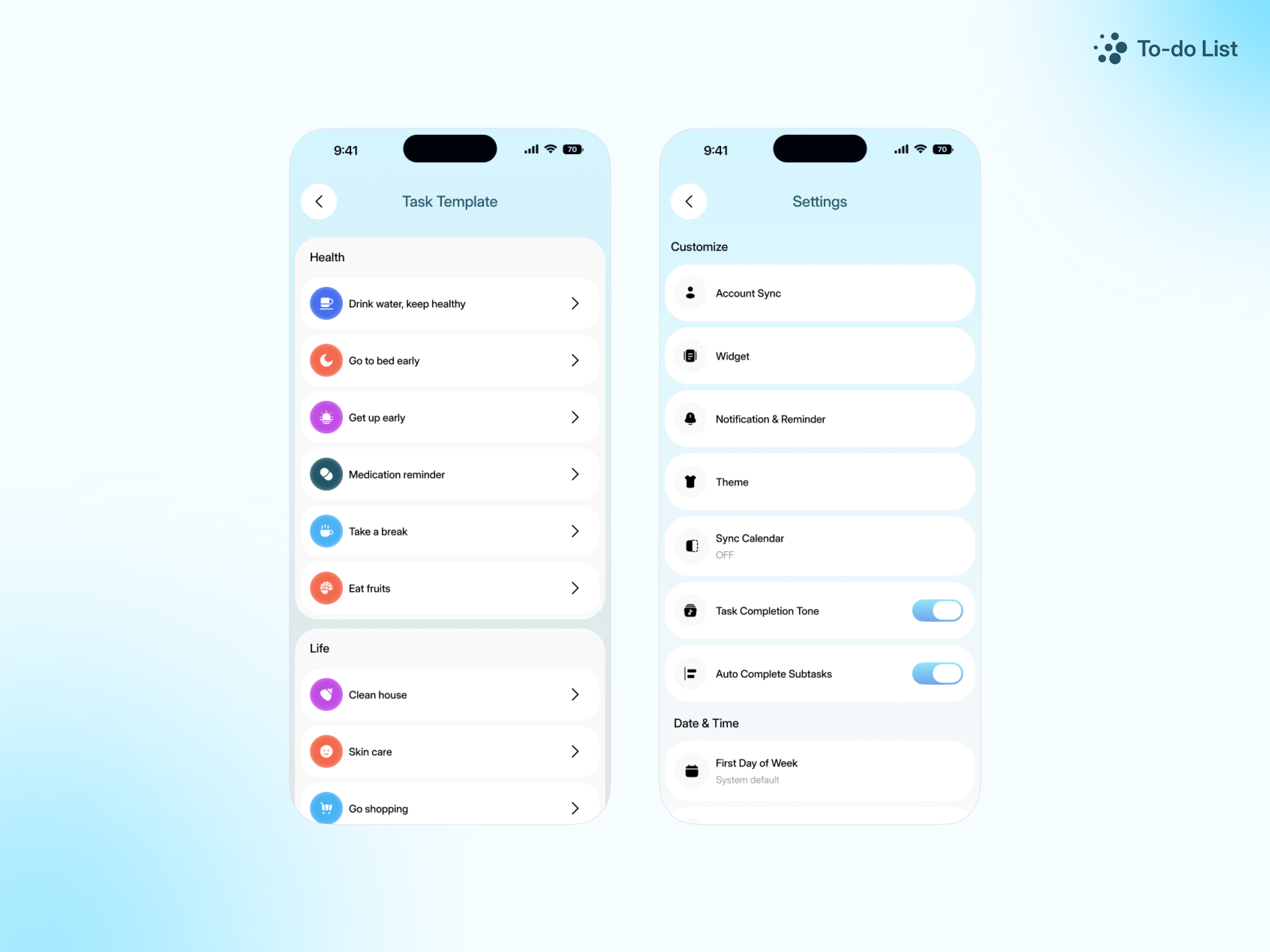 Task Management Mobile App UI by Fahim Faysal on Dribbble