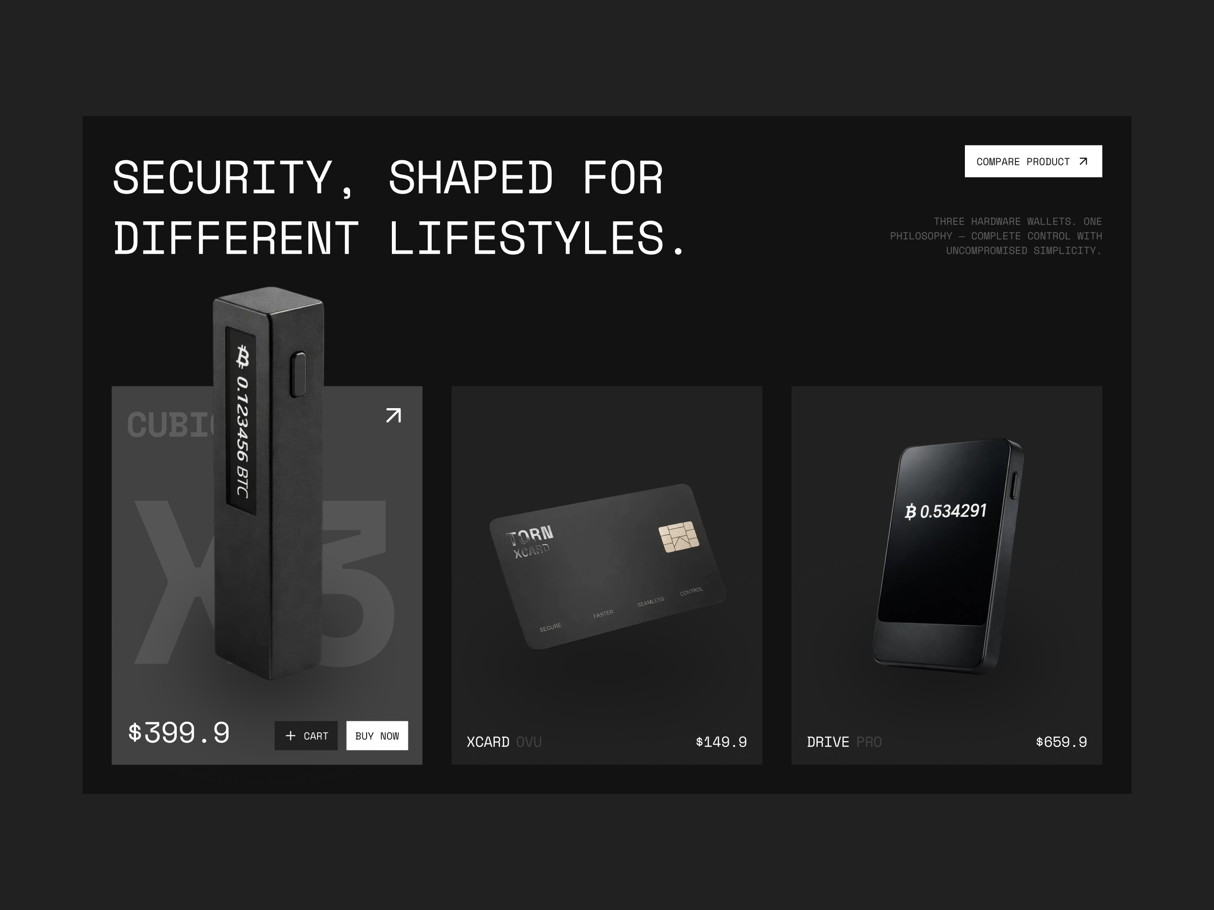 TORN : Crypto Cold Wallet - Web3 Landing Page Animation by Rama Dharma ...