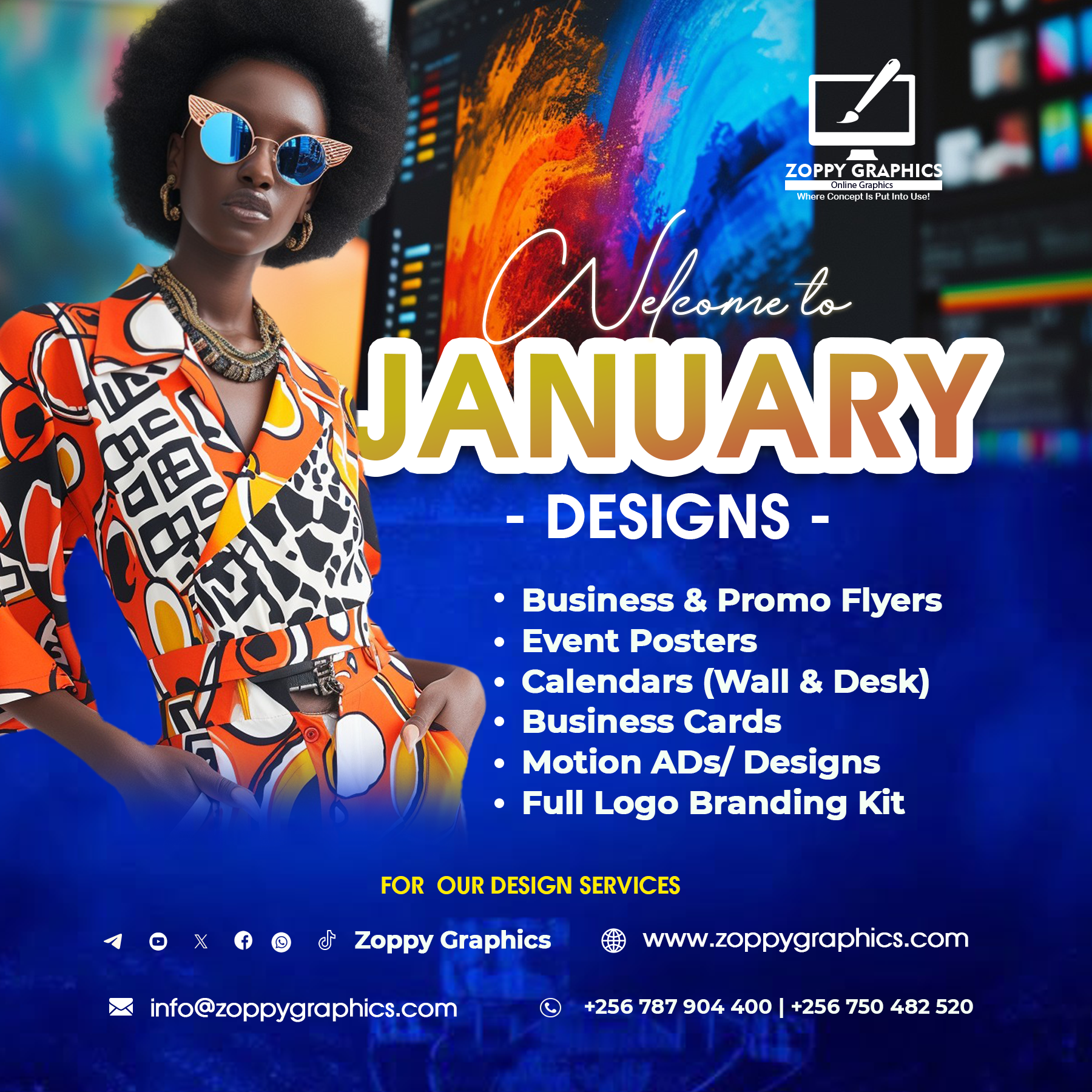 New Year Flyer Impression Designs by Zoppy Graphics on Dribbble