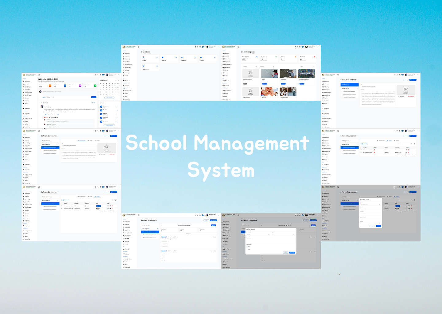 School Management System by Mistermar Awa on Dribbble