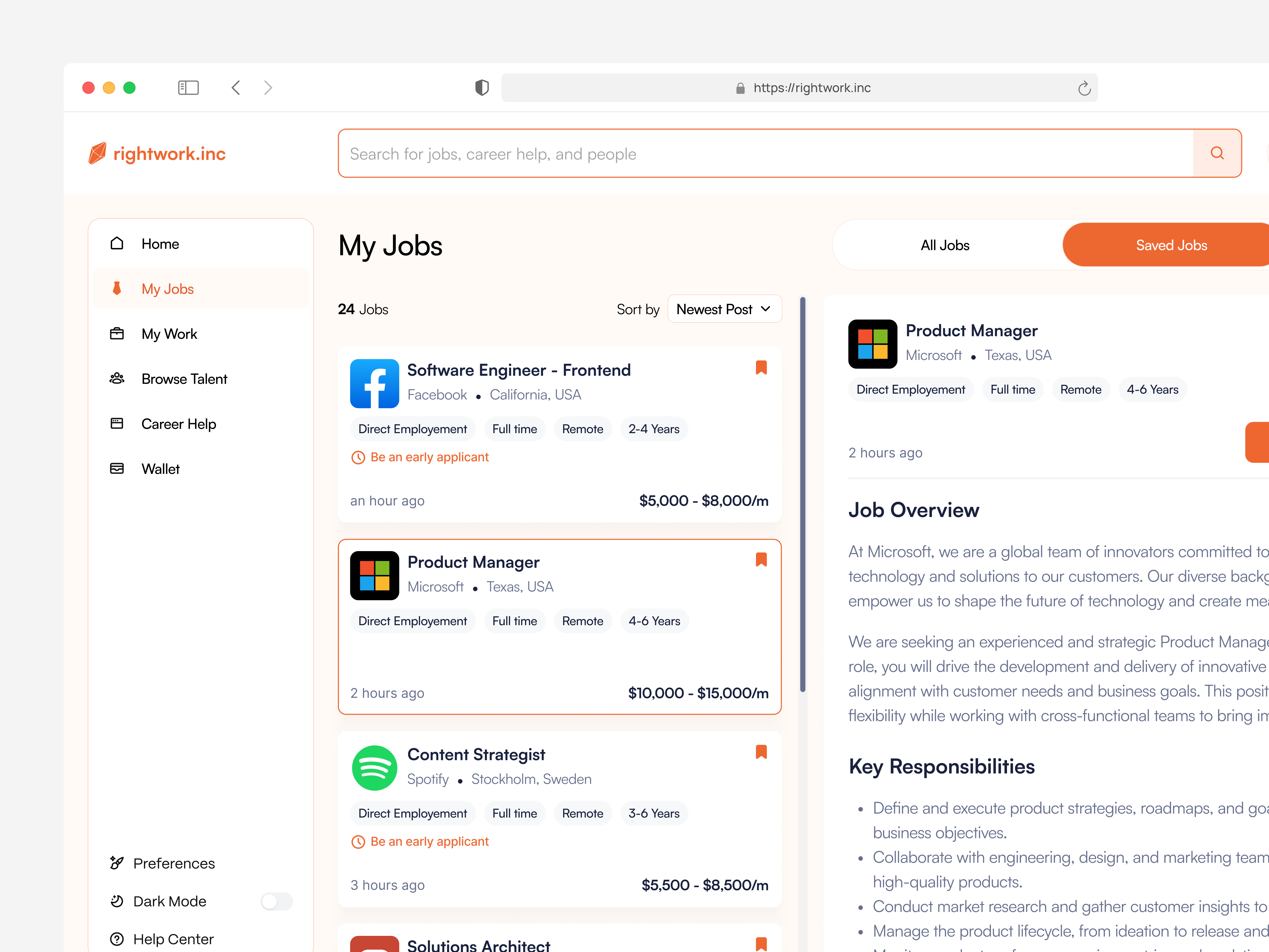 Job Portal Dashboard My Job Page by Pickolab Studio on Dribbble