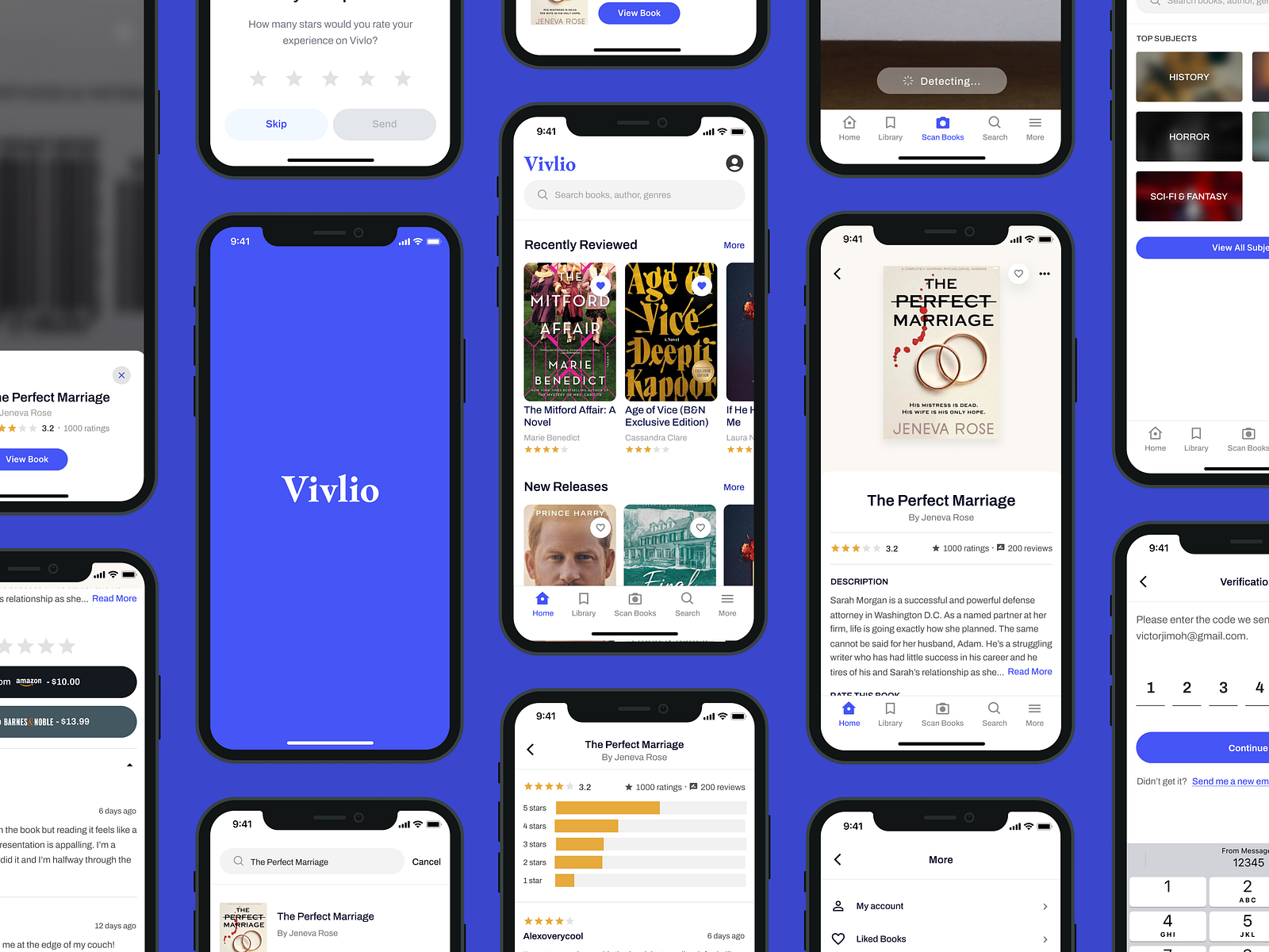 Vivlio (Book Review Application) by Victor Jimoh on Dribbble