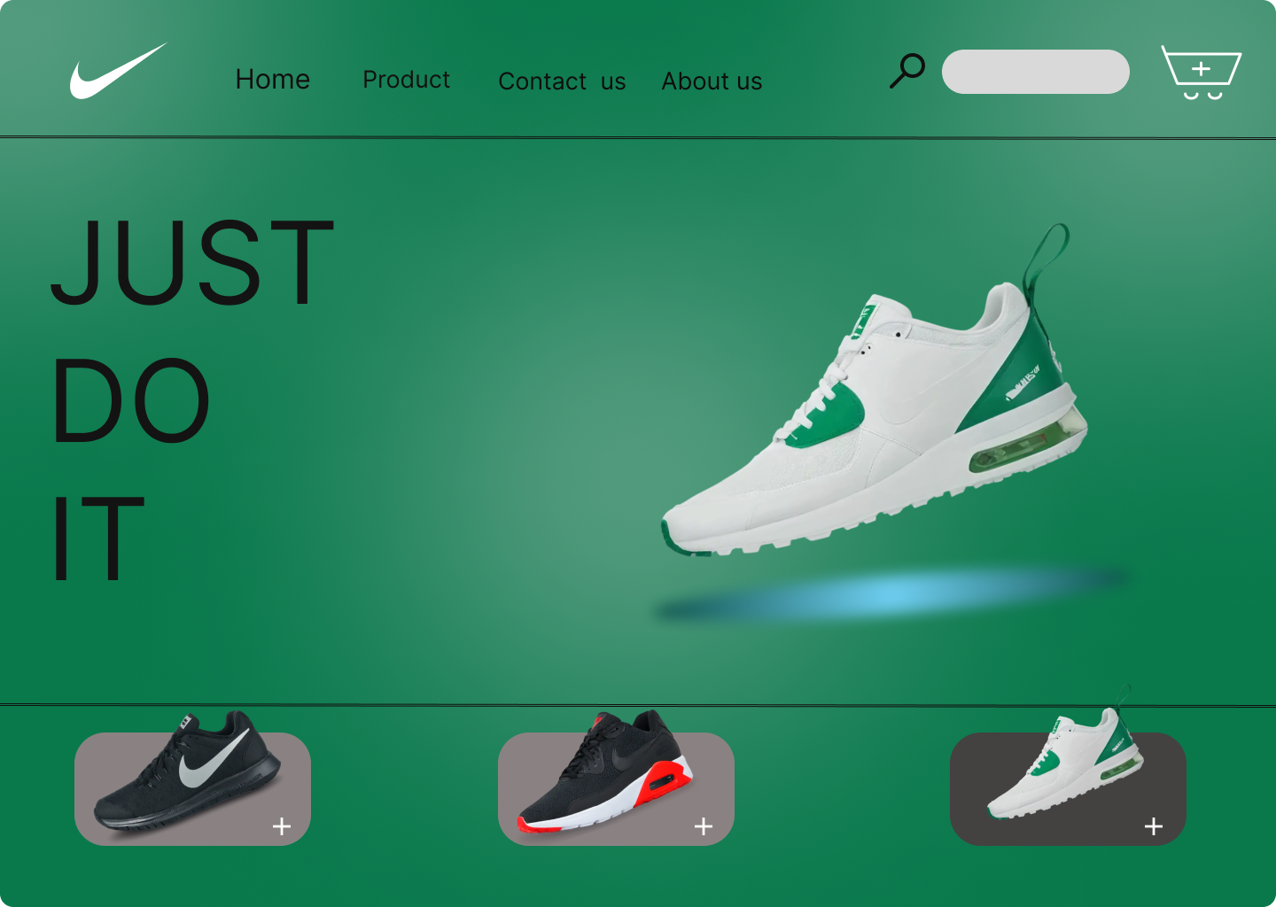 Nike Shoes Hero Section by Kamran Shah on Dribbble