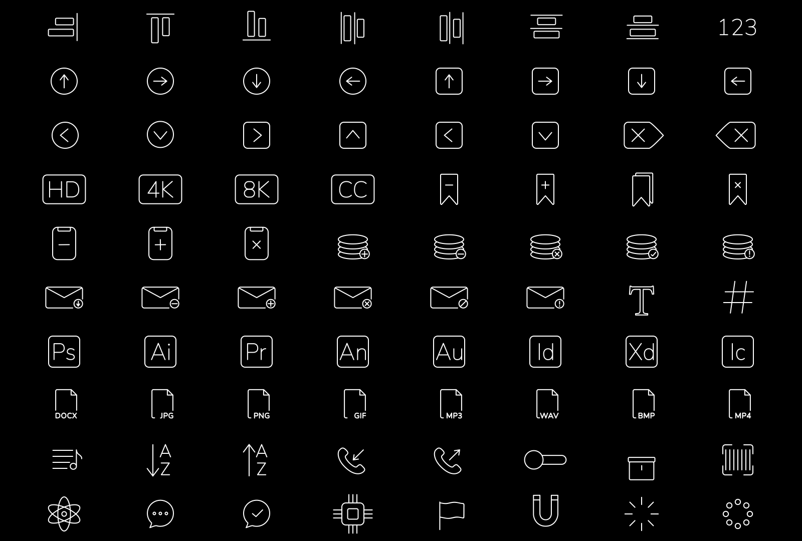 Stroke Minimal Icons by Omar Patti on Dribbble