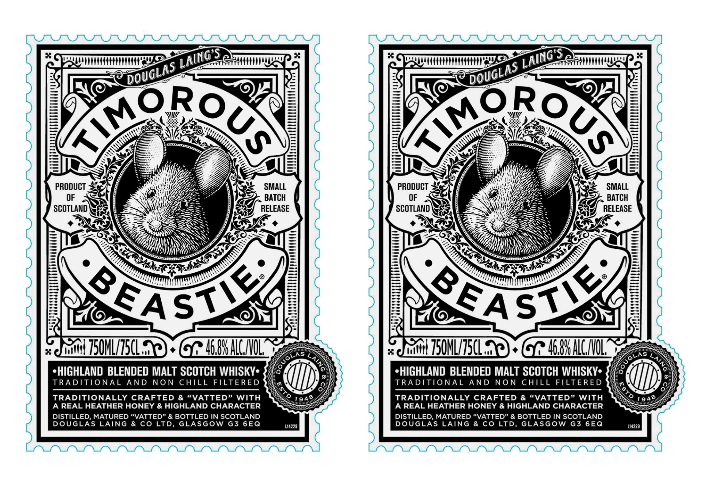 Timorous Beastie Packaging Illustrated by Steven Noble by Steven Noble ...