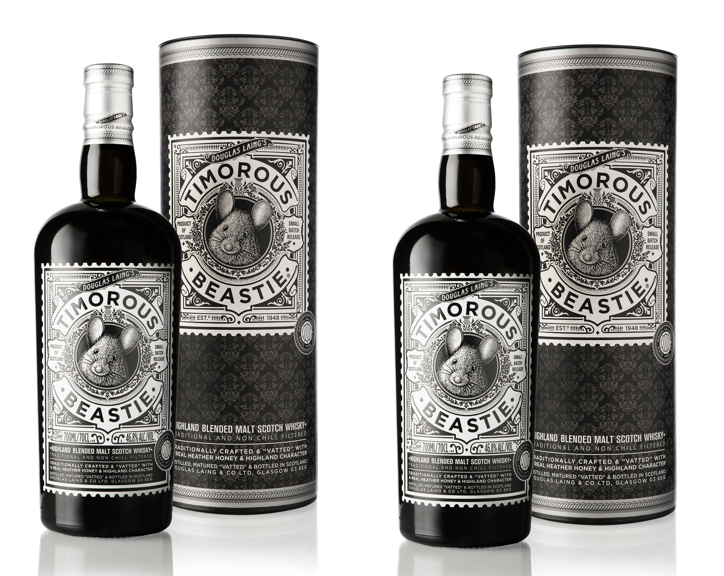 Timorous Beastie Packaging Illustrated by Steven Noble by Steven Noble ...