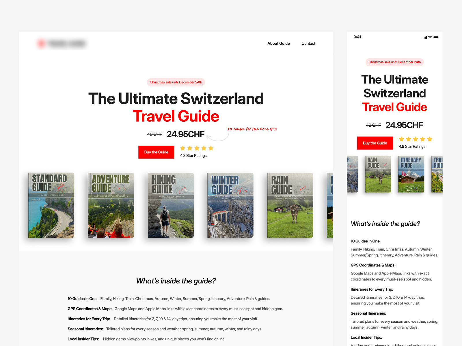 Travel Guide webpage design by Manan Bhadresha on Dribbble