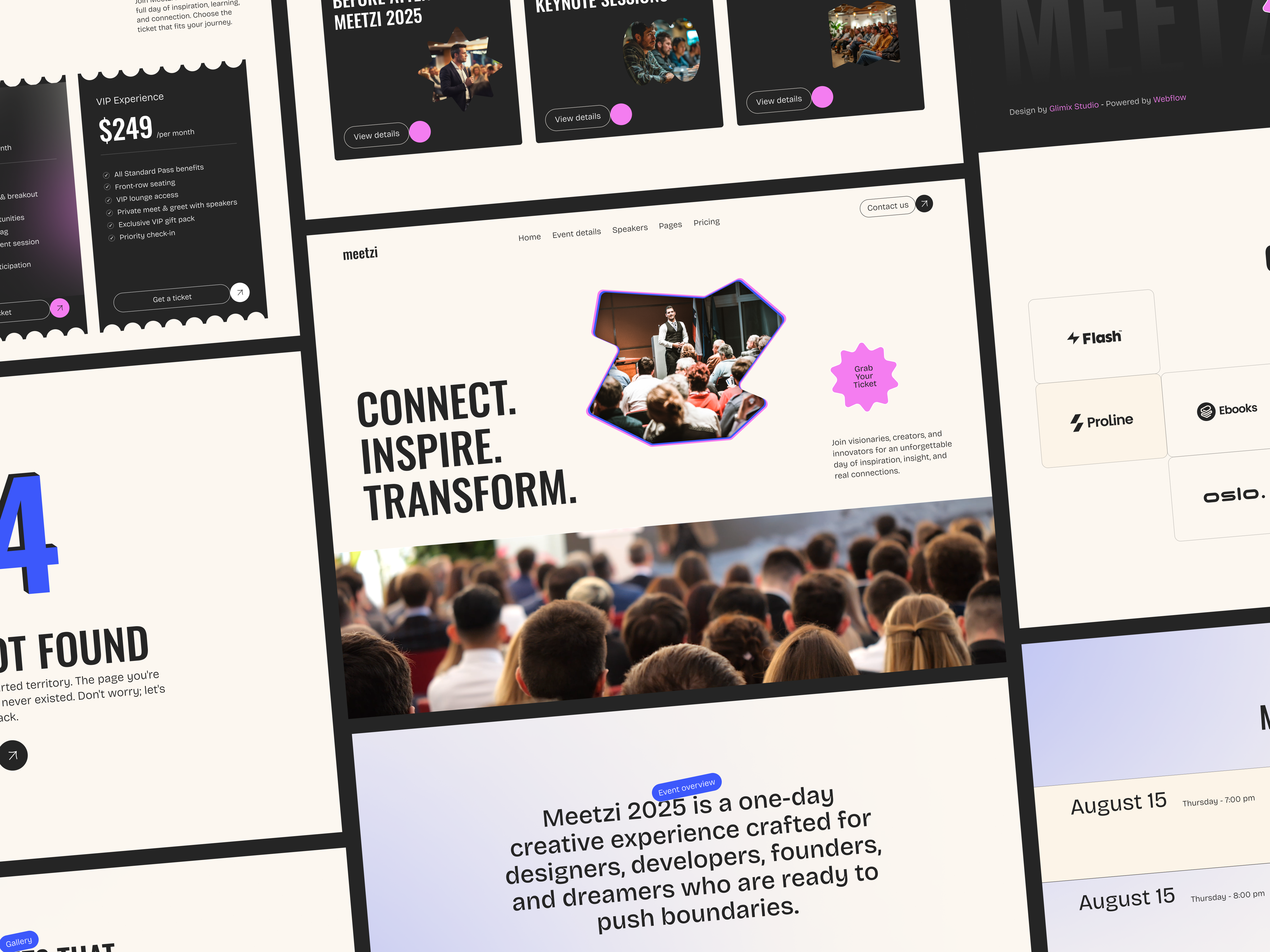 Event booking website - Pricing page design by Nizam on Dribbble