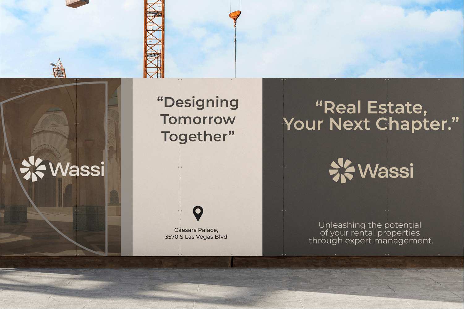Wassi real estate company branding design by Arnexx on Dribbble