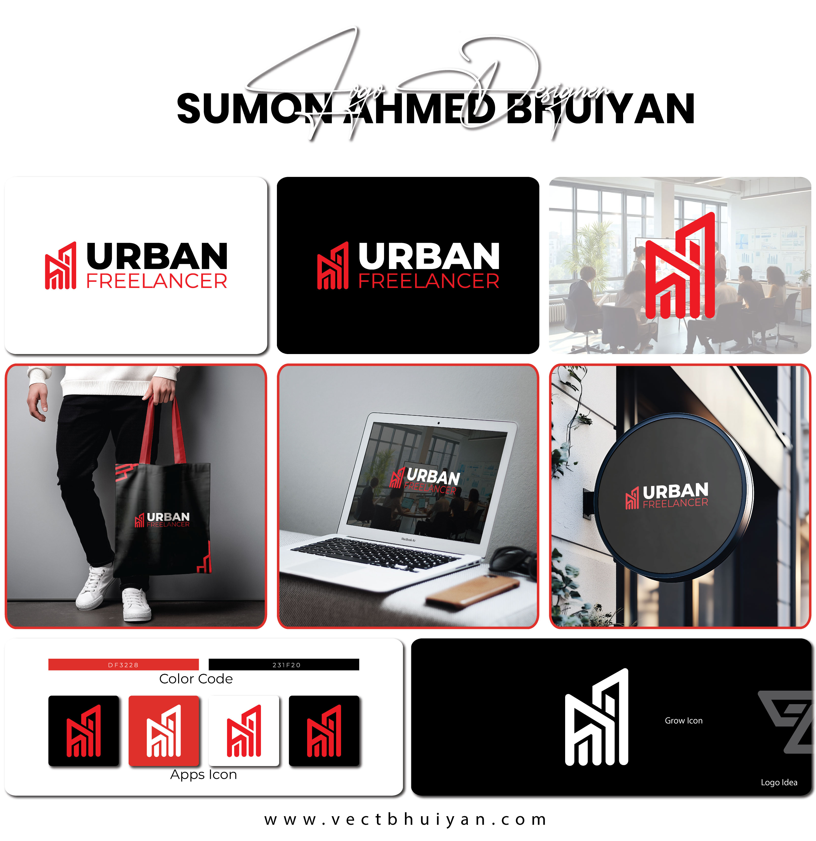 One logo, six concept combinations—which one is best? by Md Sumon Ahmed ...