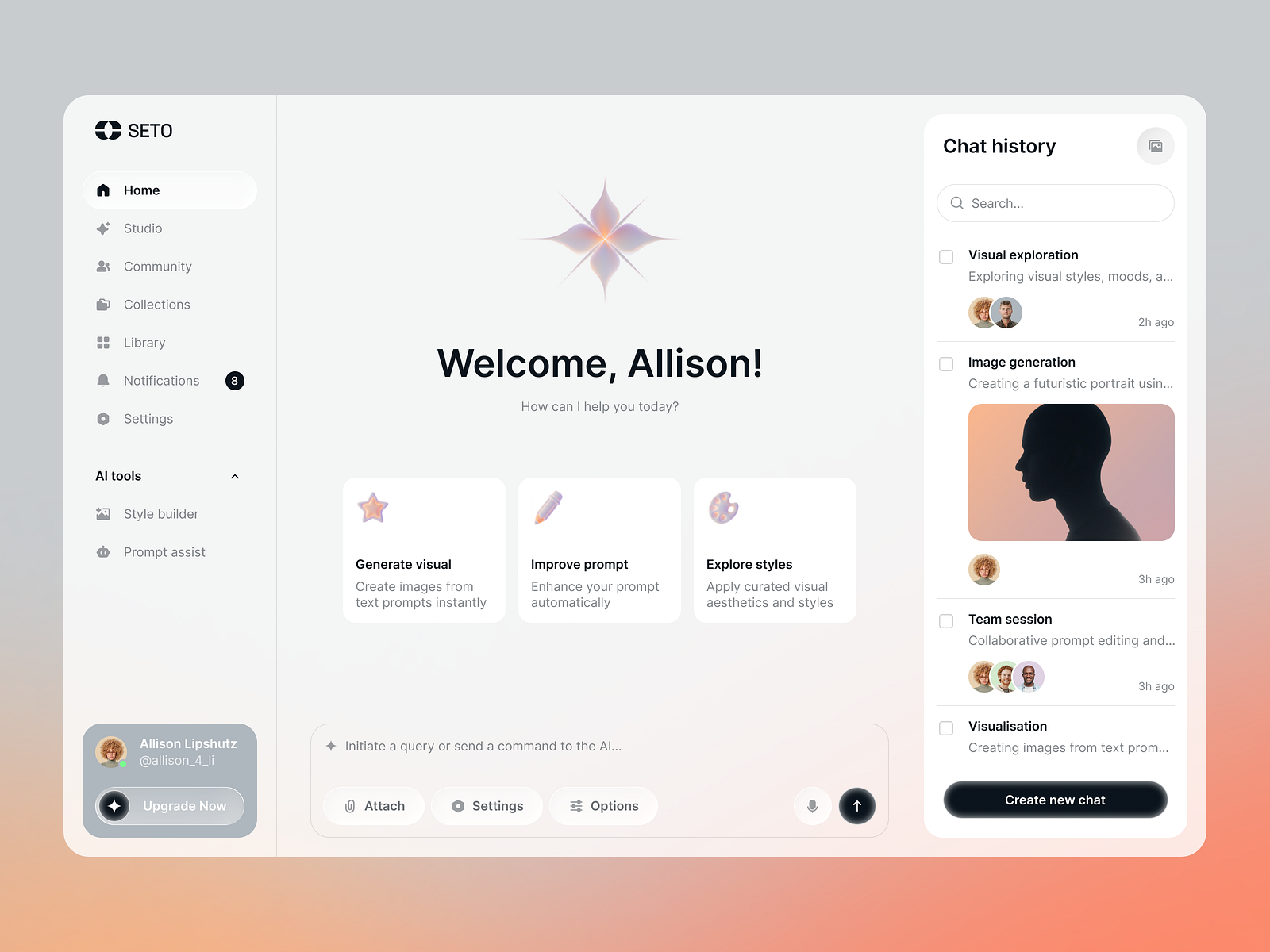 Platform for an AI Product Seto by Halo UI/UX for HALO LAB on Dribbble