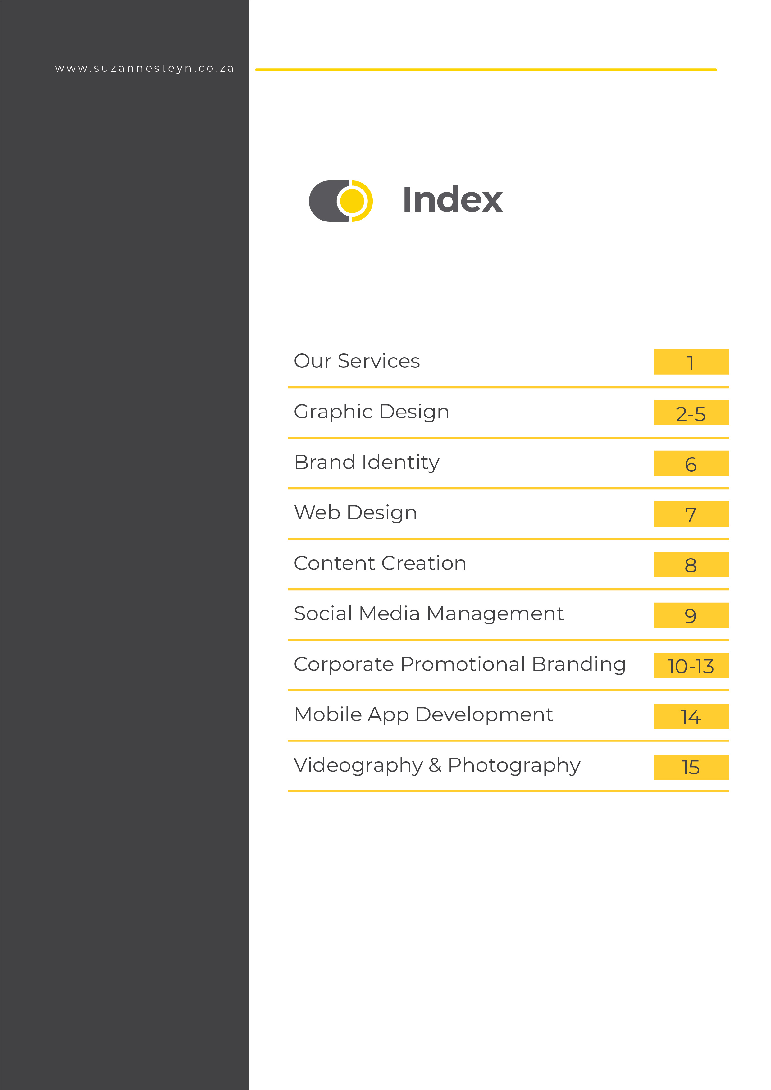Company Brochure 2026 by Suzanne Steyn on Dribbble